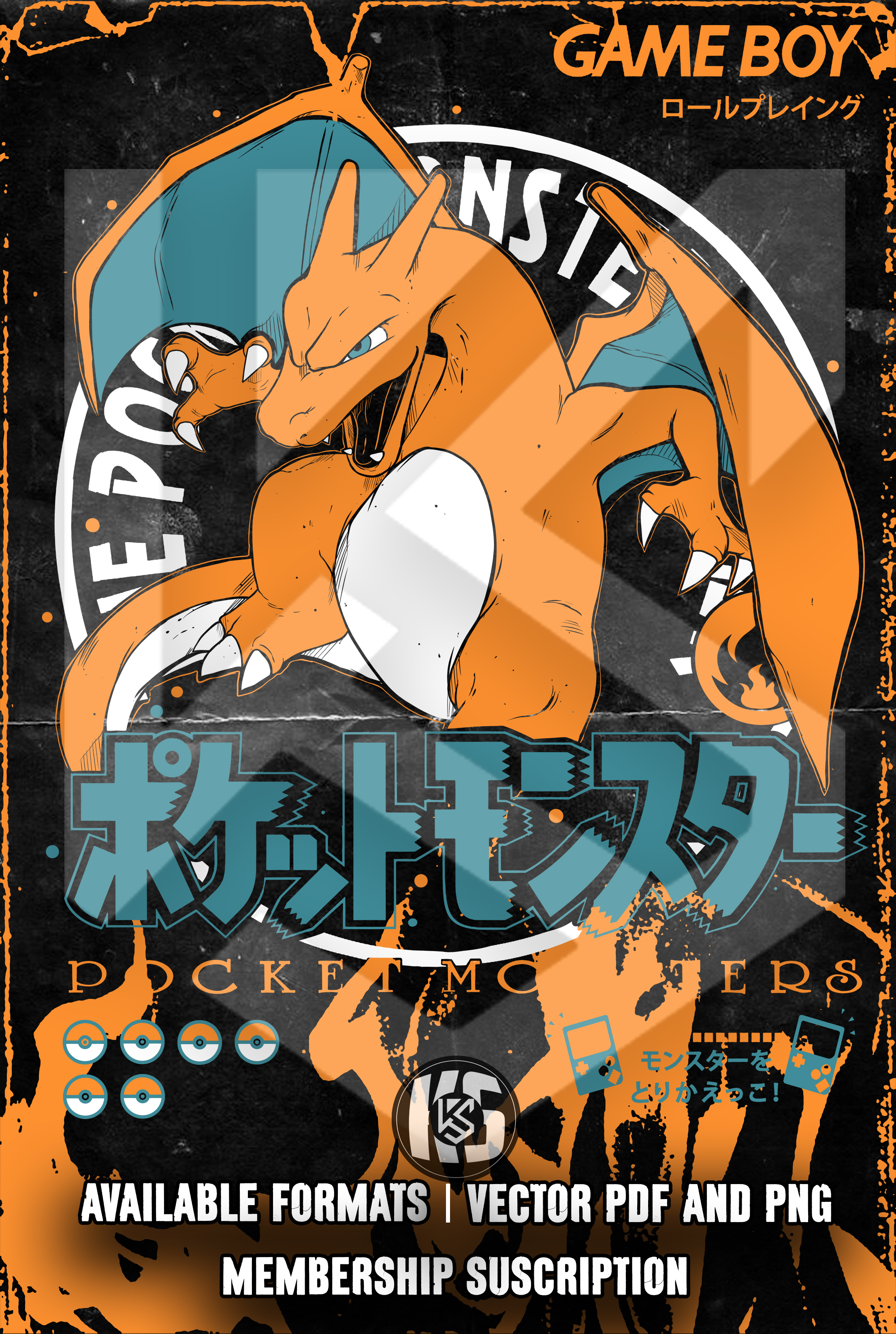 Anime Vector – Charizard 🔥🐲 (Pokemon) - Payhip