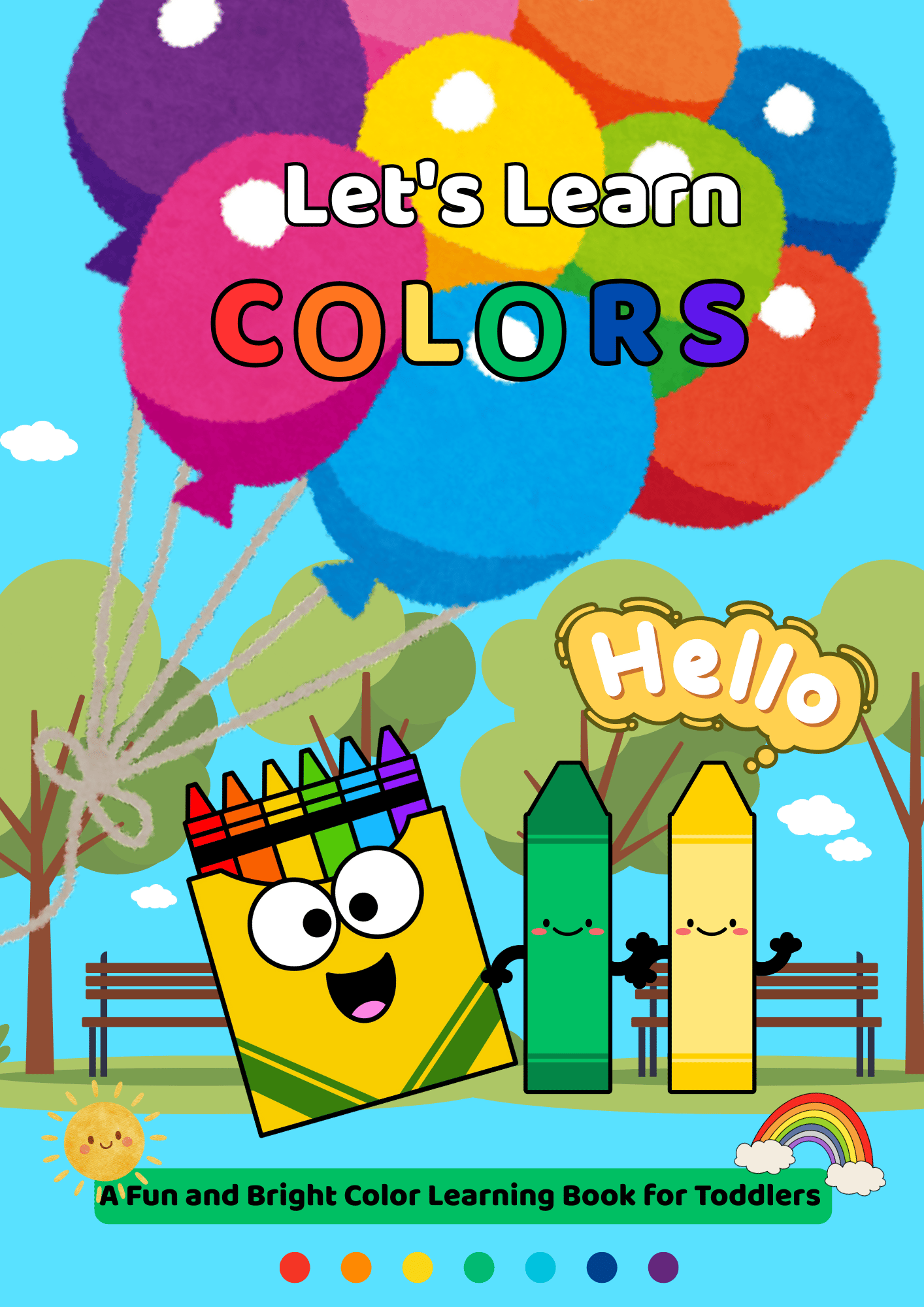 Let’s Learn the Colors — Printable Coloring & Matching Activities for ...