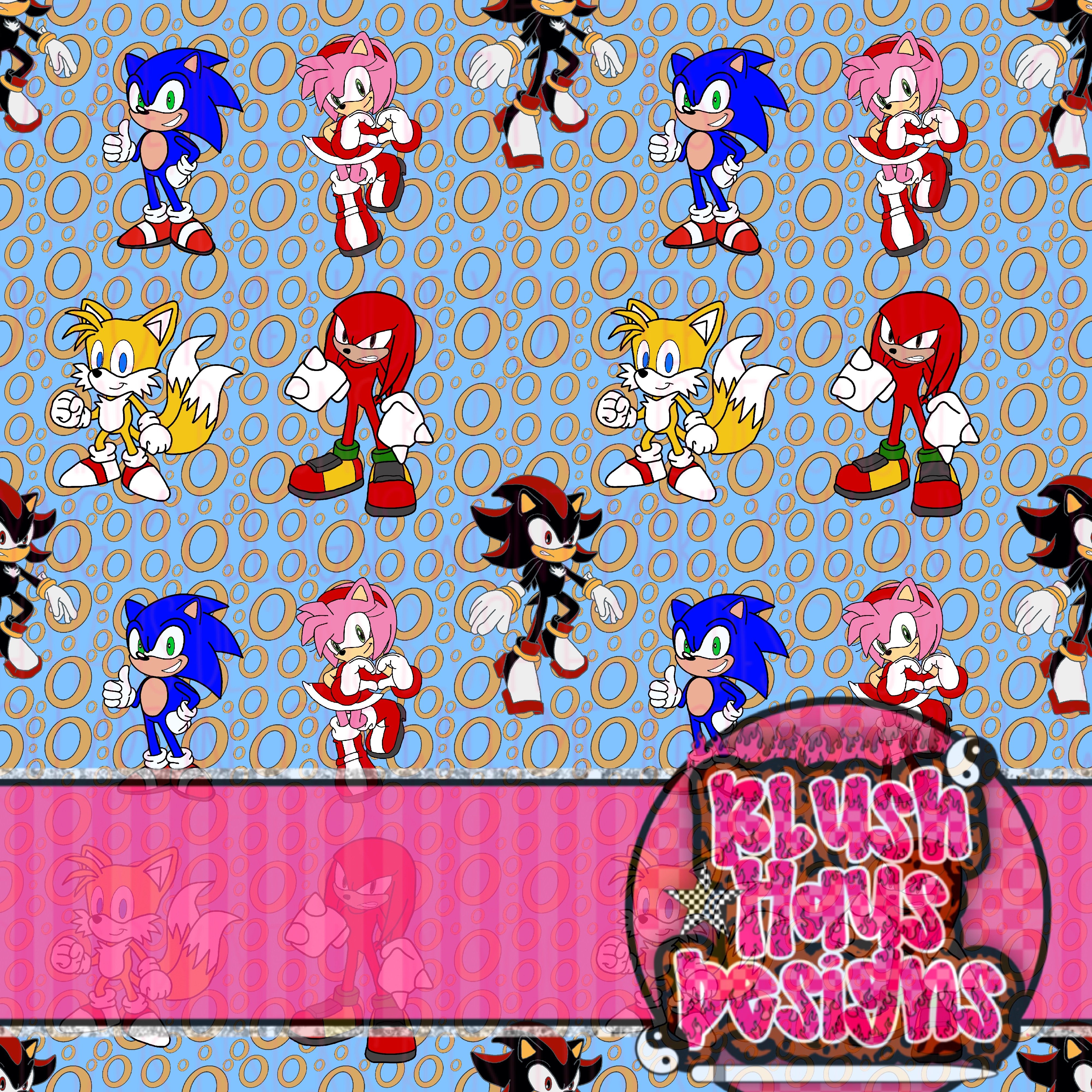 Sonic and friends seamless - Payhip