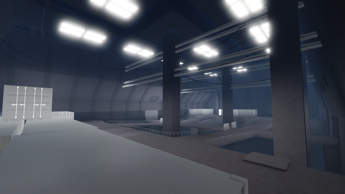 Site Apex SCP Main Corridor – Roblox Horror Asset Pack
