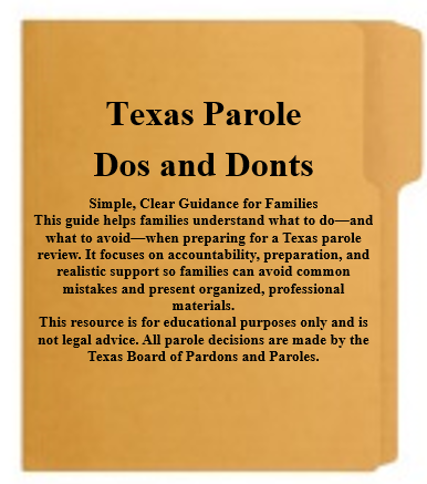 Texas Parole Dos and Donts - Payhip