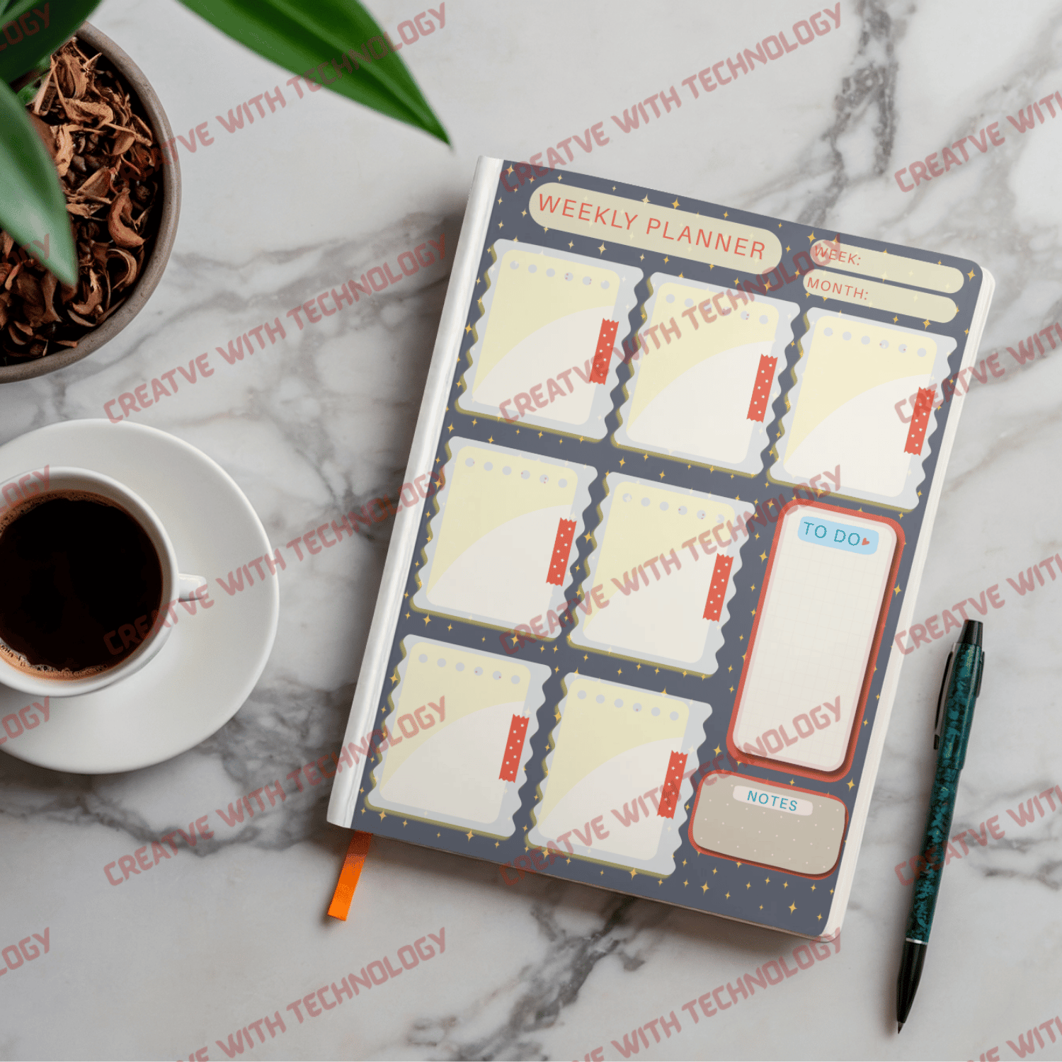 Space Weekly Planner – Free Printable - Payhip