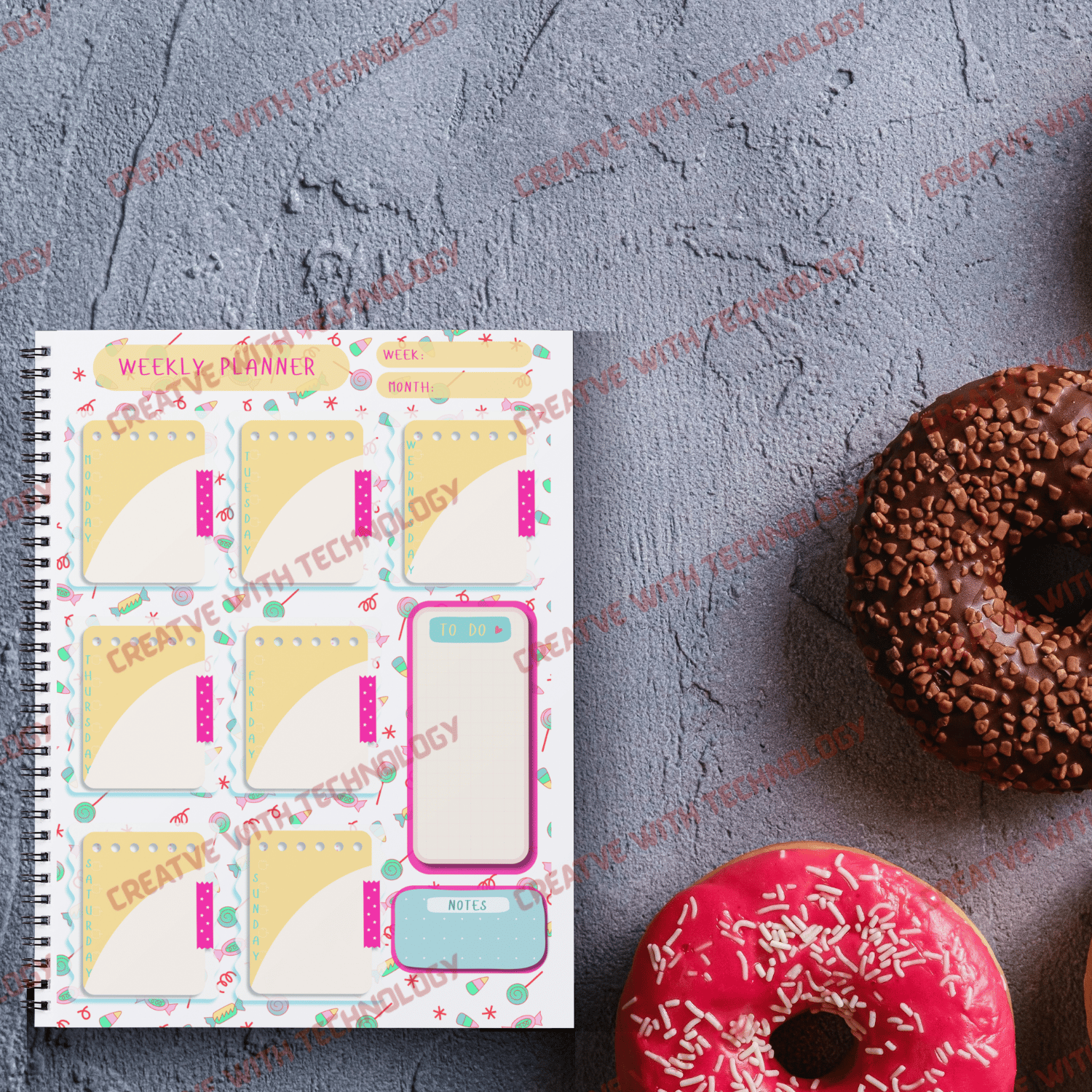 Sweet Weekly Planner – Free Printable - Payhip