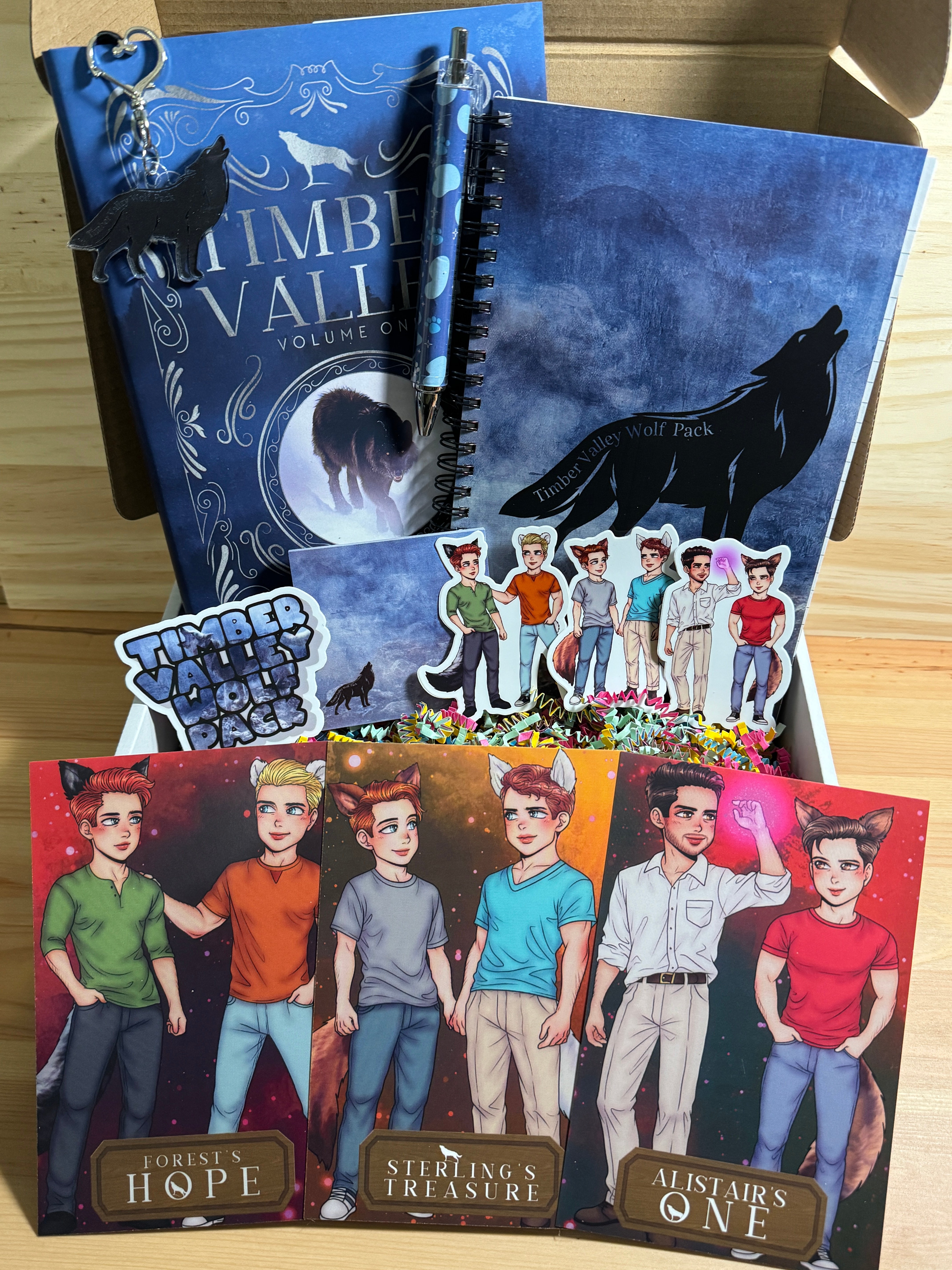 Book Box-Timber Valley Wolf Pack VOL 1 Special Edition Hardback - Payhip