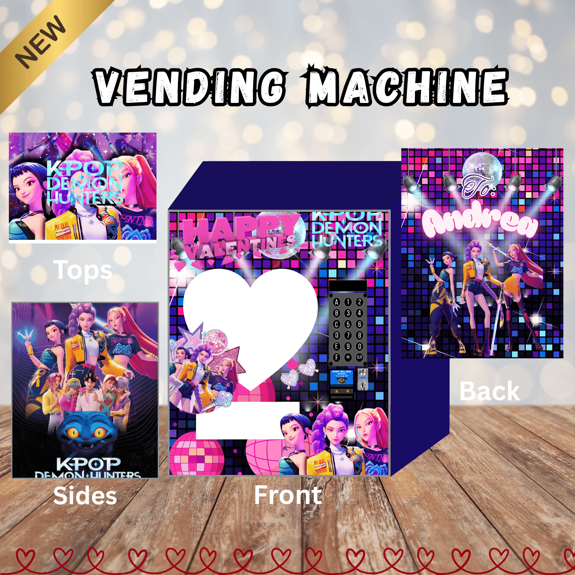 KPOP DEMON VENDING MACHINE 8.5×11 IN | EDITABLE - Payhip