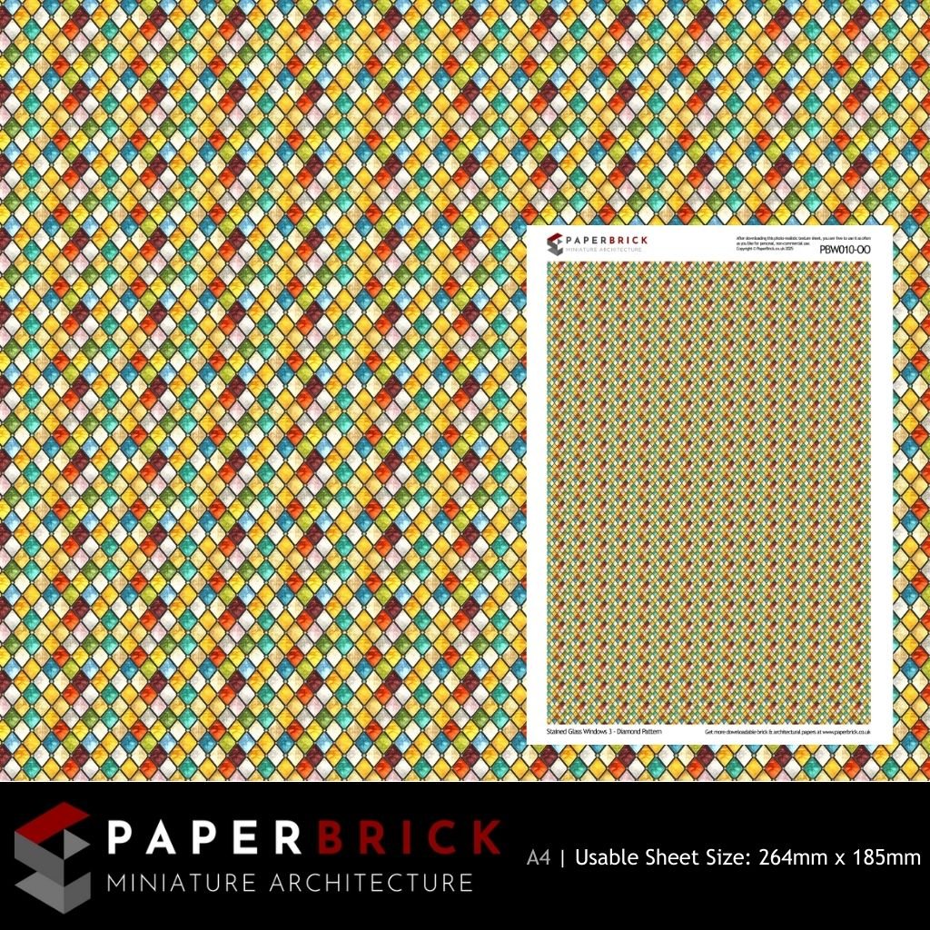 Paper Brick | Printable Brick Papers & Textures For Model Buildings ...