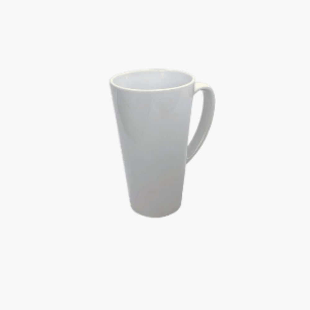 17 Oz White Ceramic Cone Shape Mug - Payhip