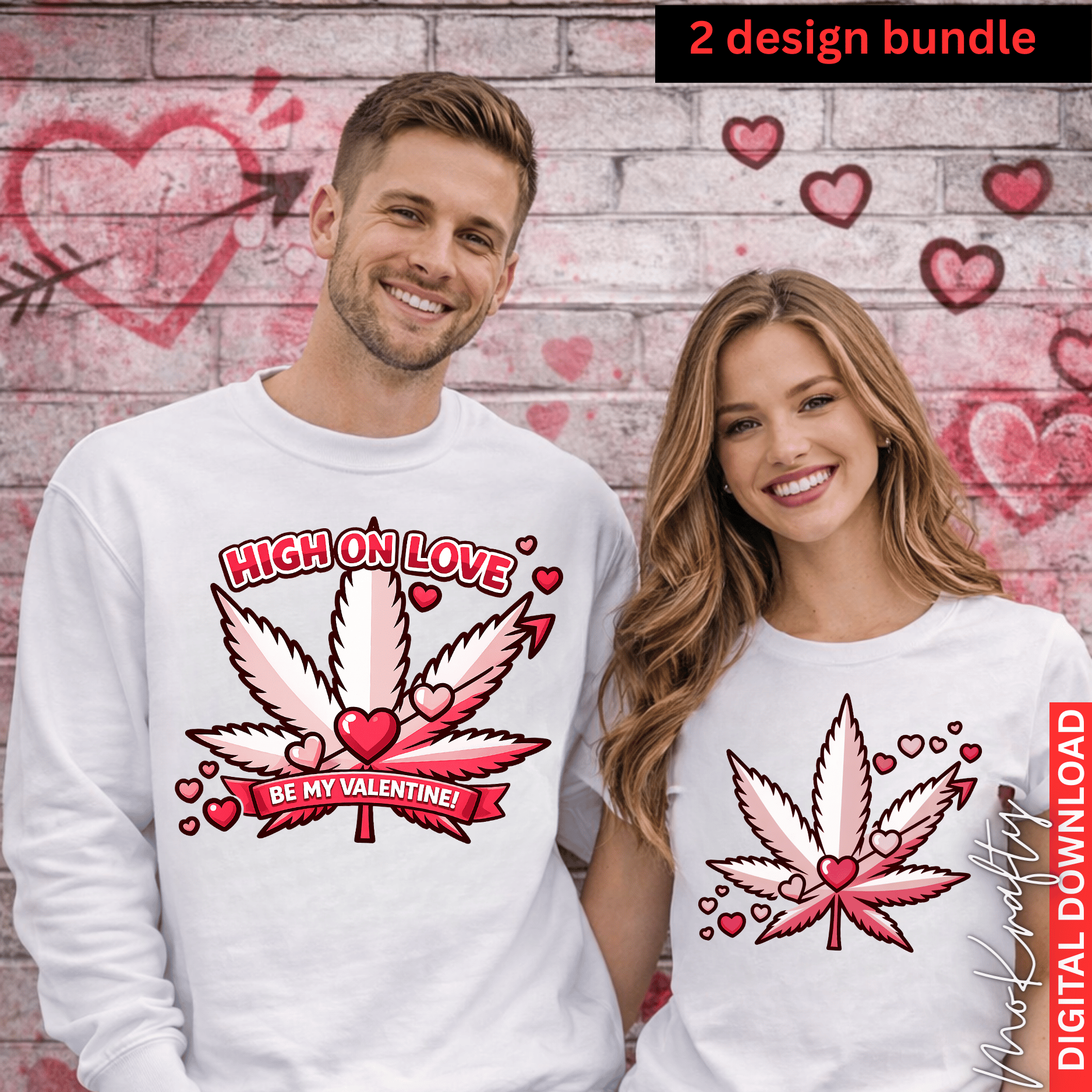 High On Love Valentine PNG Bundle – 420 Love Sublimation & DTF Designs ...