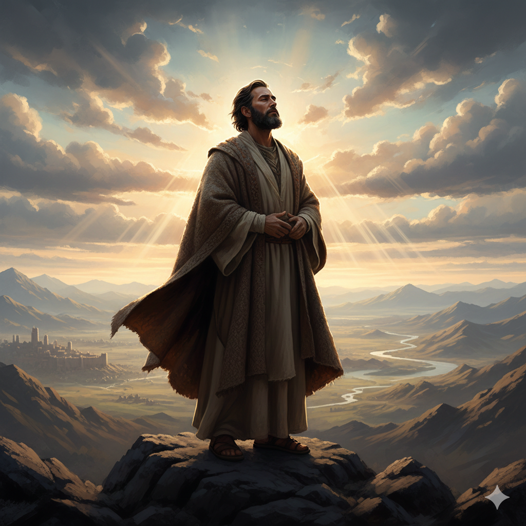 A majestic biblical scene of prophet Elijah - Payhip