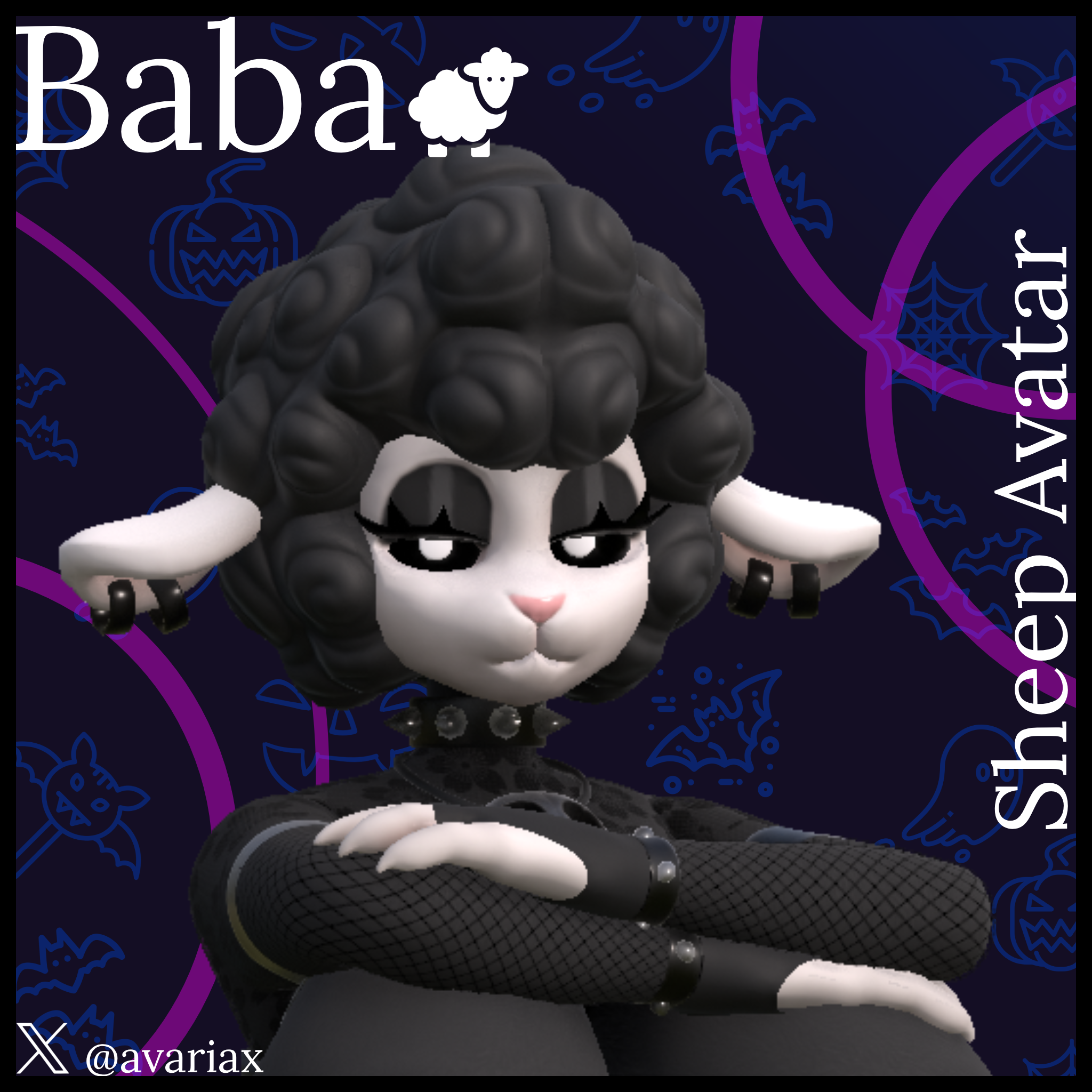 VRChat Avatar - Baba, The Black Sheep - Payhip
