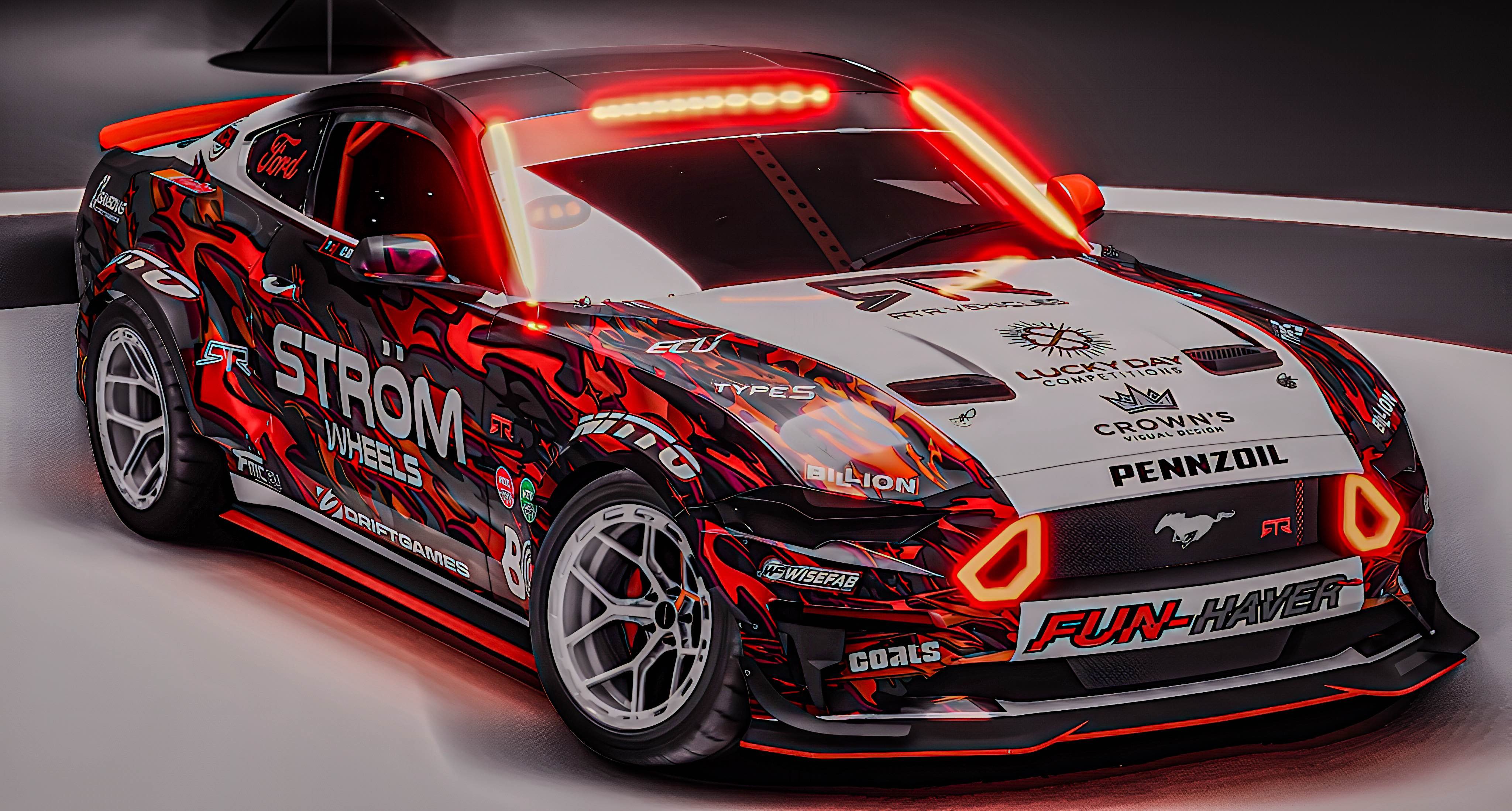 Tribal Flame Livery S550 RTR { FATAL KIT} - Payhip