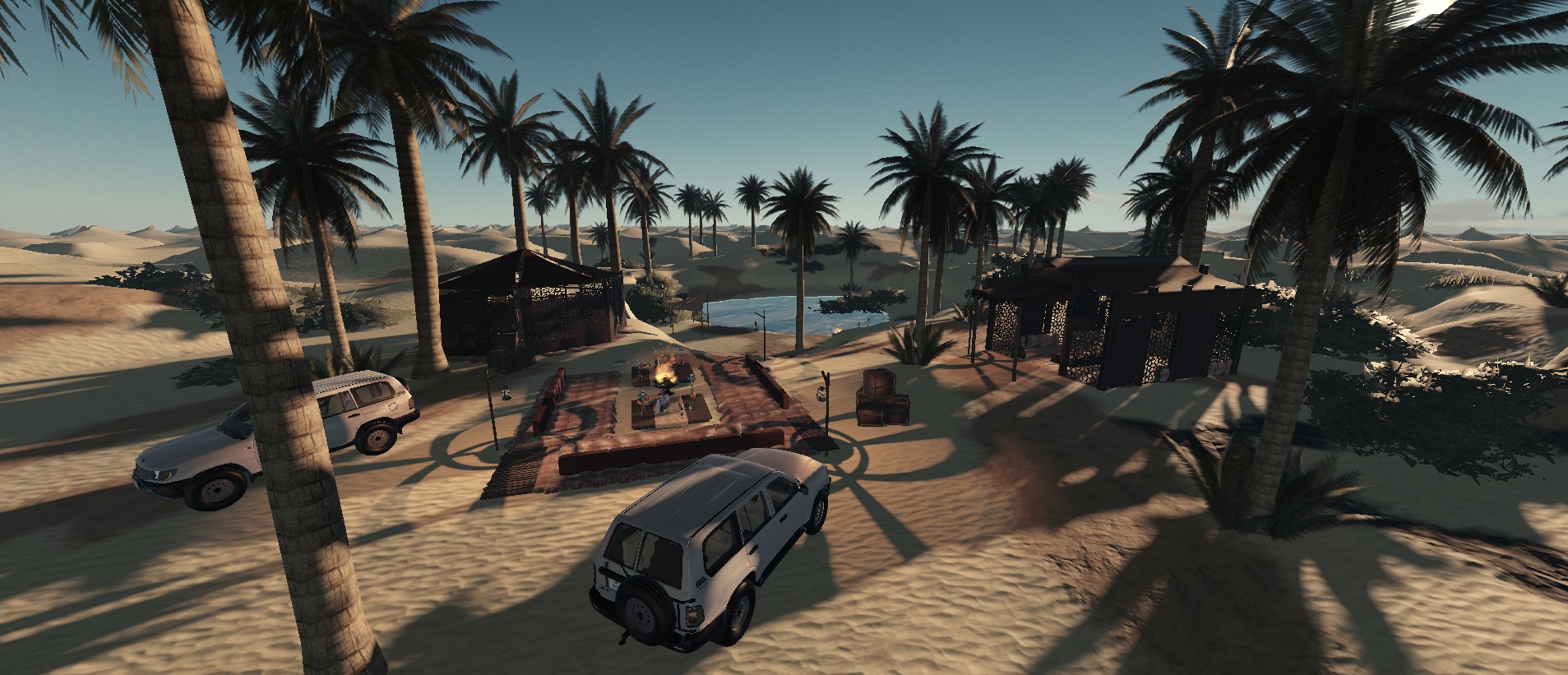 Arabian Roblox Oasis Sunset Camp Map