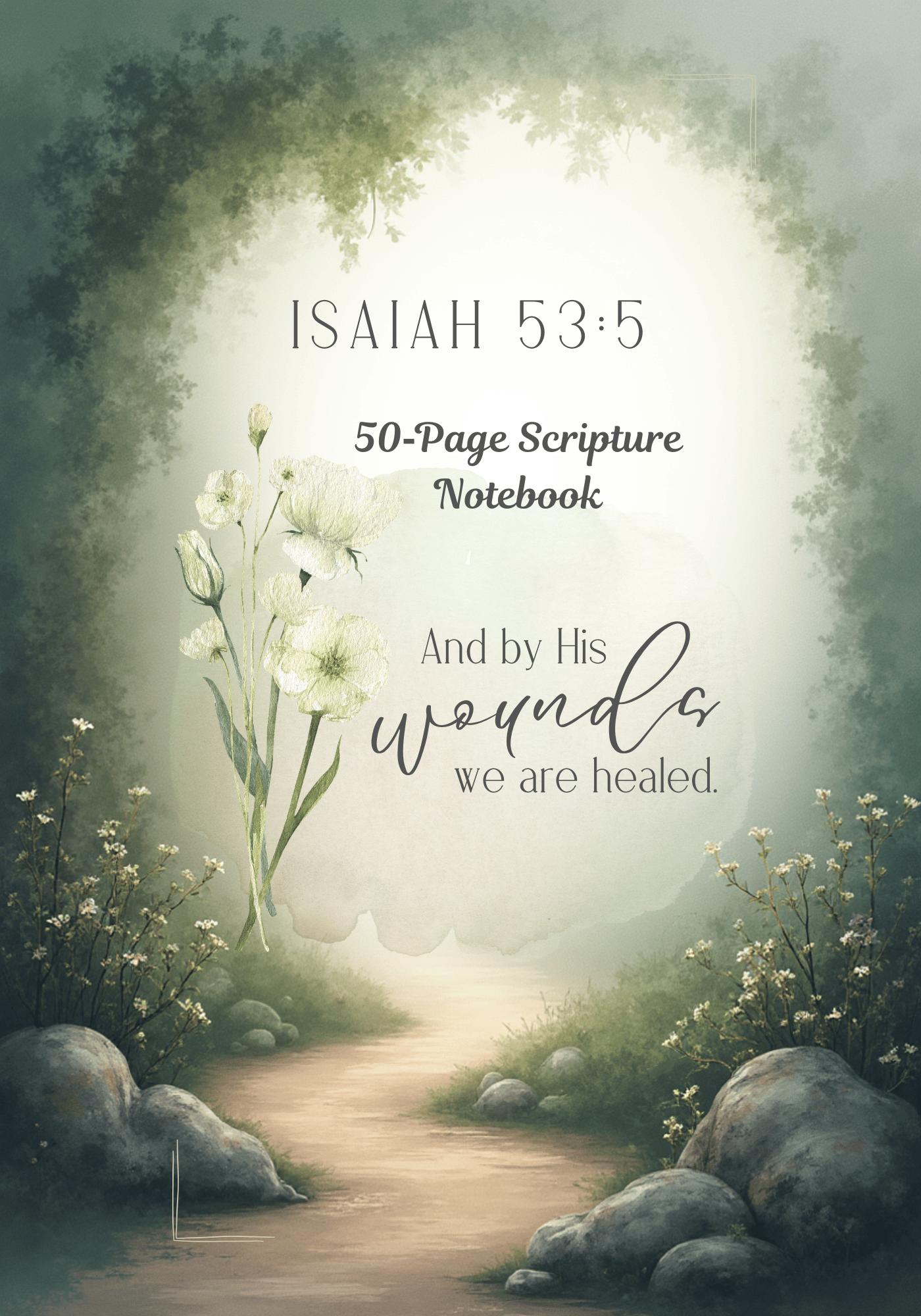 Meeting God in the Garden: 50‑Page Scripture Notebook - Payhip