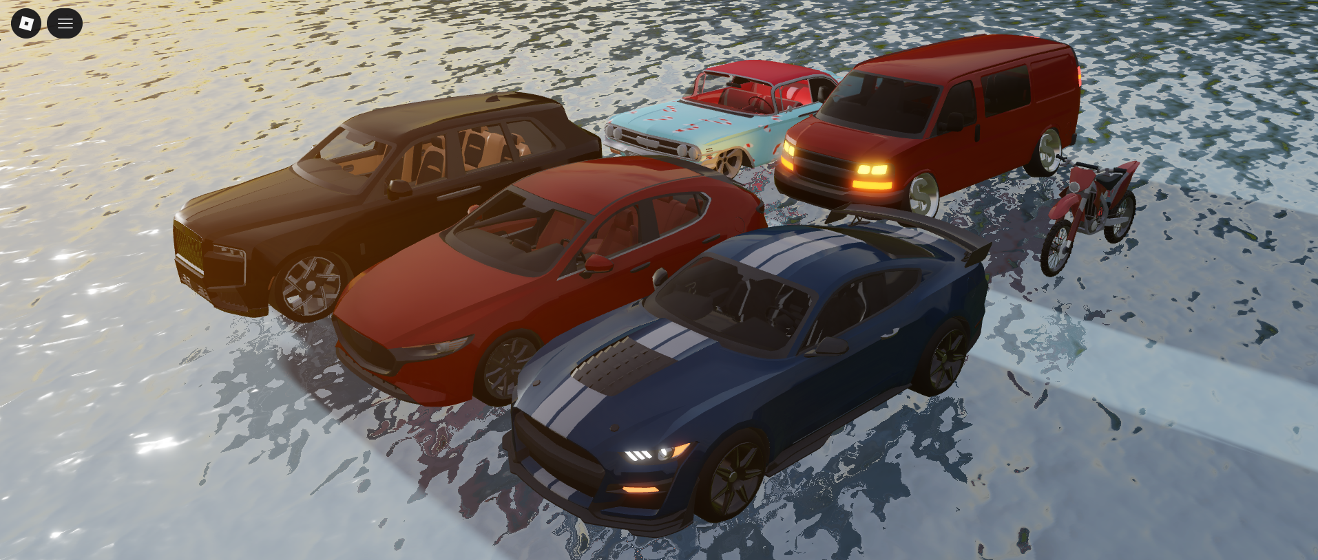 Porsche 16 Car Pack for Roblox – Scripted Vehicles