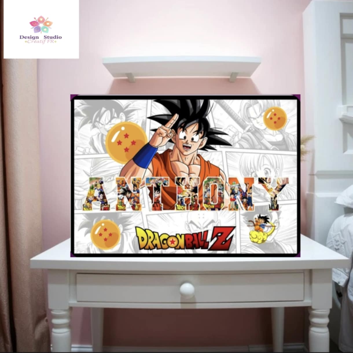 Pack de personnalisation cadre dragon Ball z - Alphabet complet - Payhip