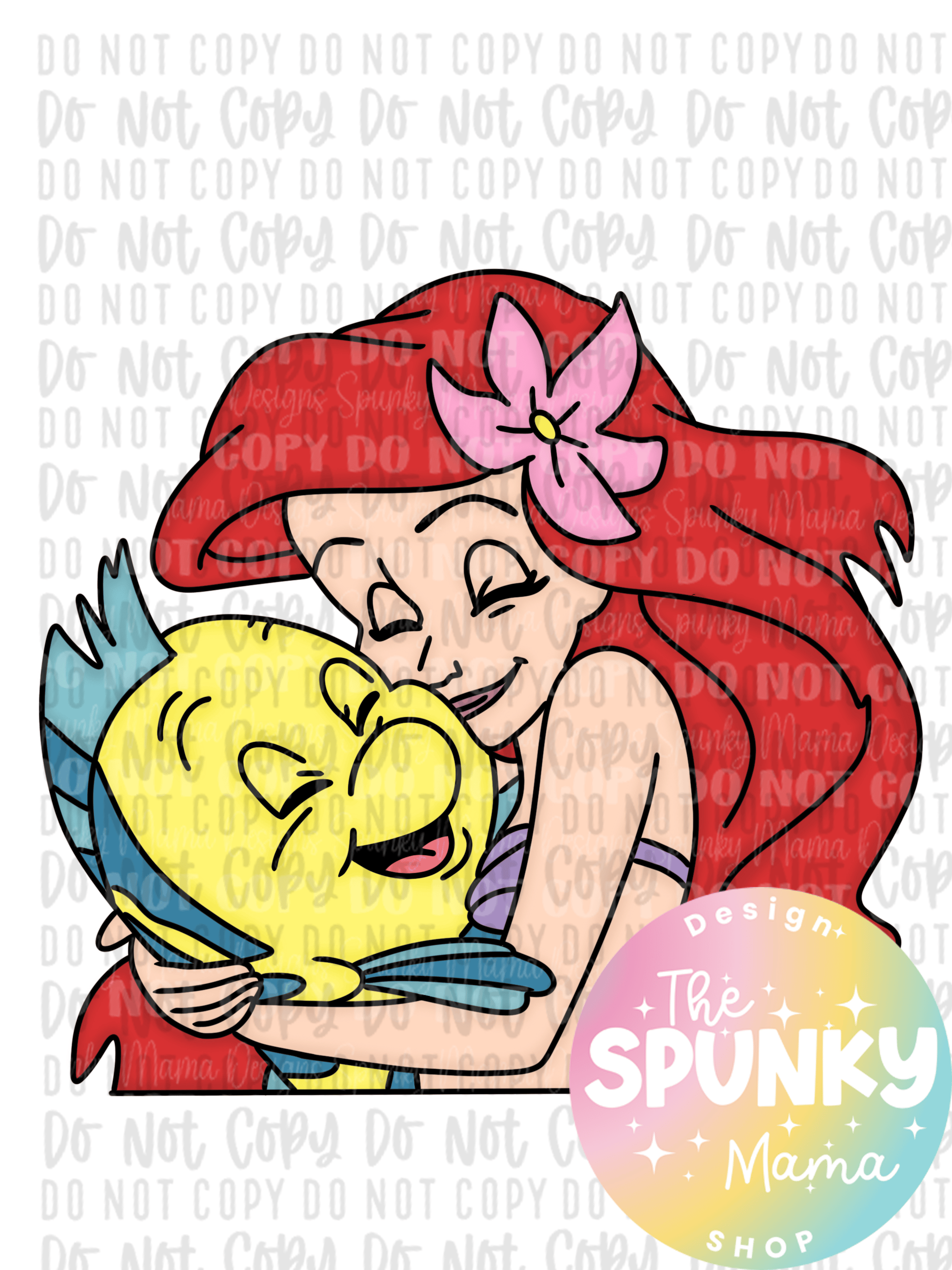 Ariel & Flounder Digital PNG Clipart - Payhip