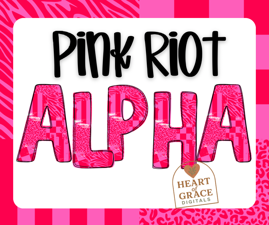 Pink Riot Alpha Set - Payhip