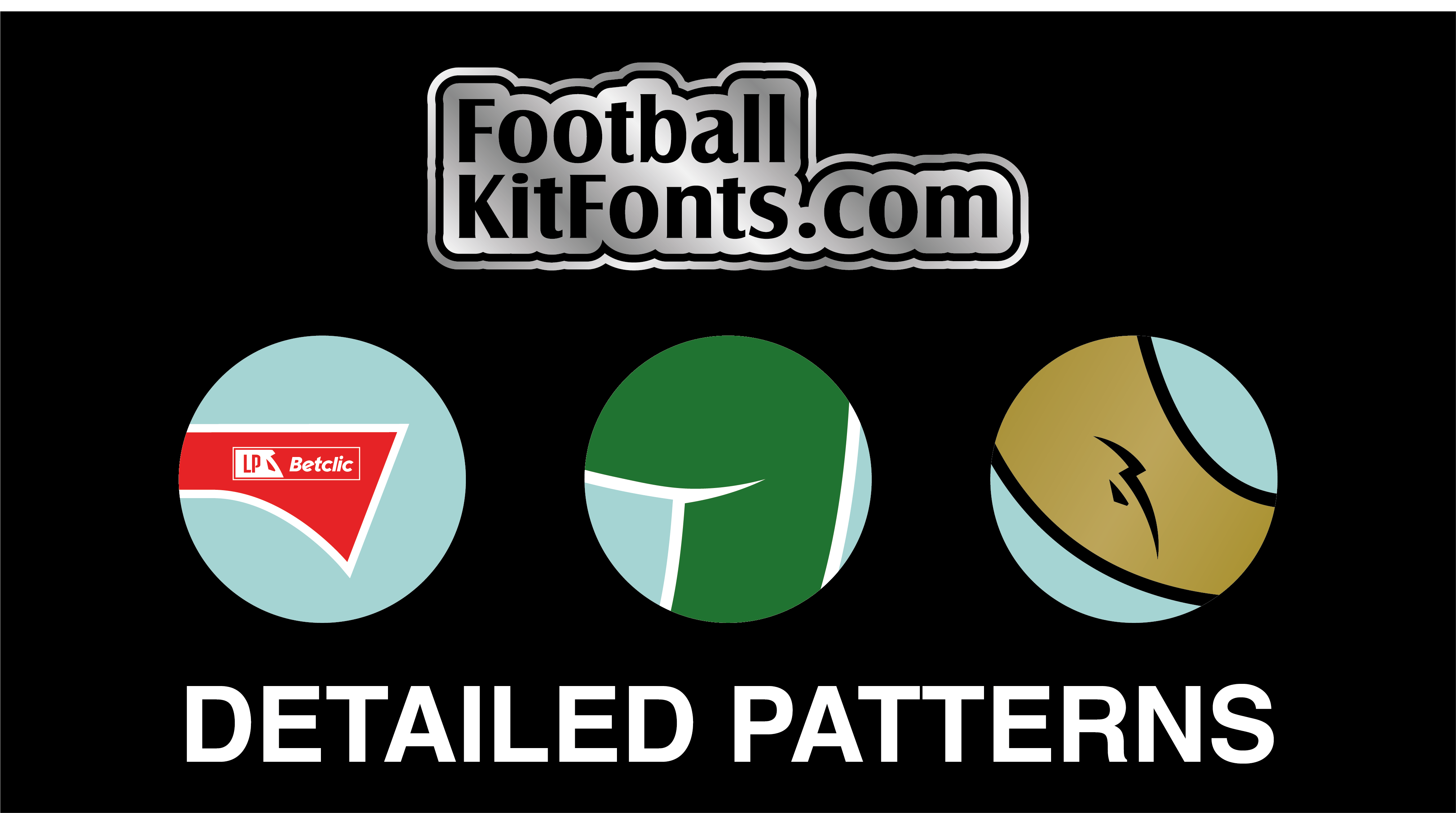 Football Kit Fonts