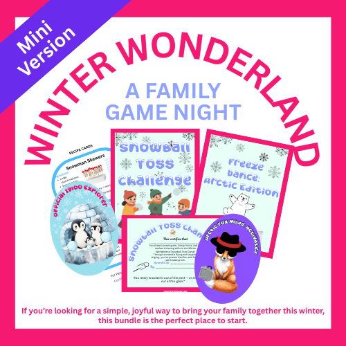 Winter Wonderland Game Night Mini Kit - Payhip
