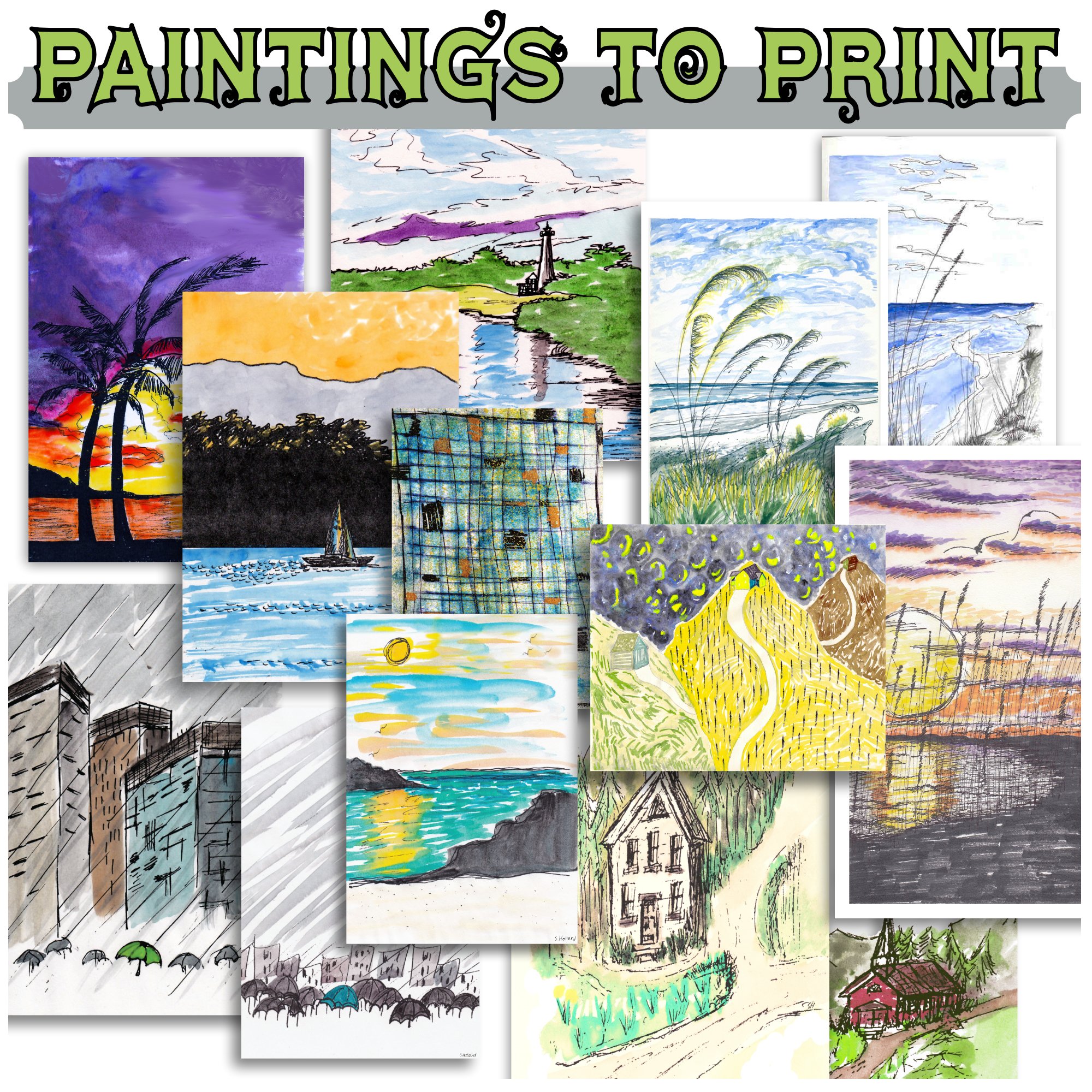Printaphoria - Paintings To Print