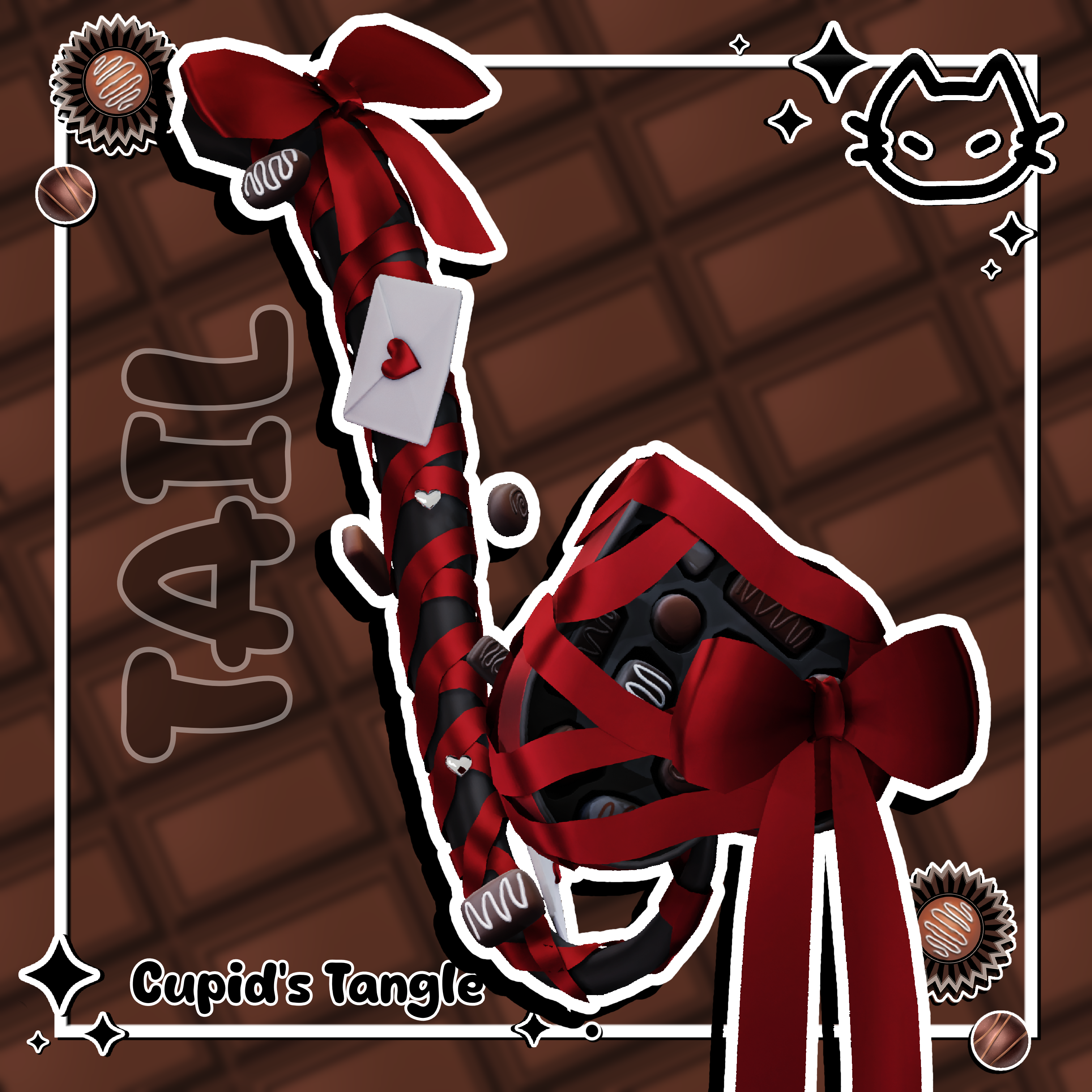 ˗ˏˋ ꒰ 💌 CUPID'S TANGLE TAIL ONLY 💌 ꒱ ˎˊ˗ Dessert Tail, Valentine's Tail