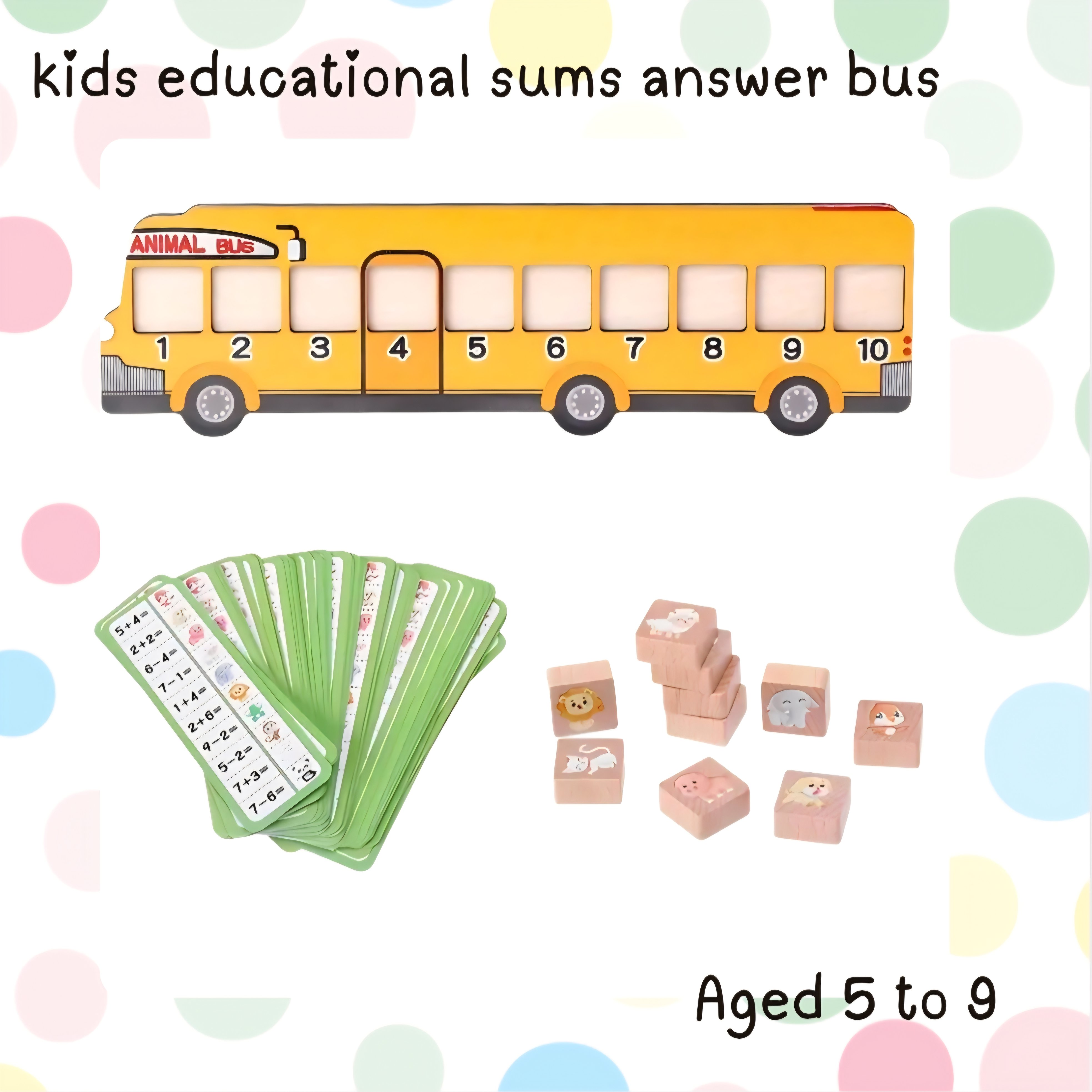 Kids educational sums answer bus - Payhip