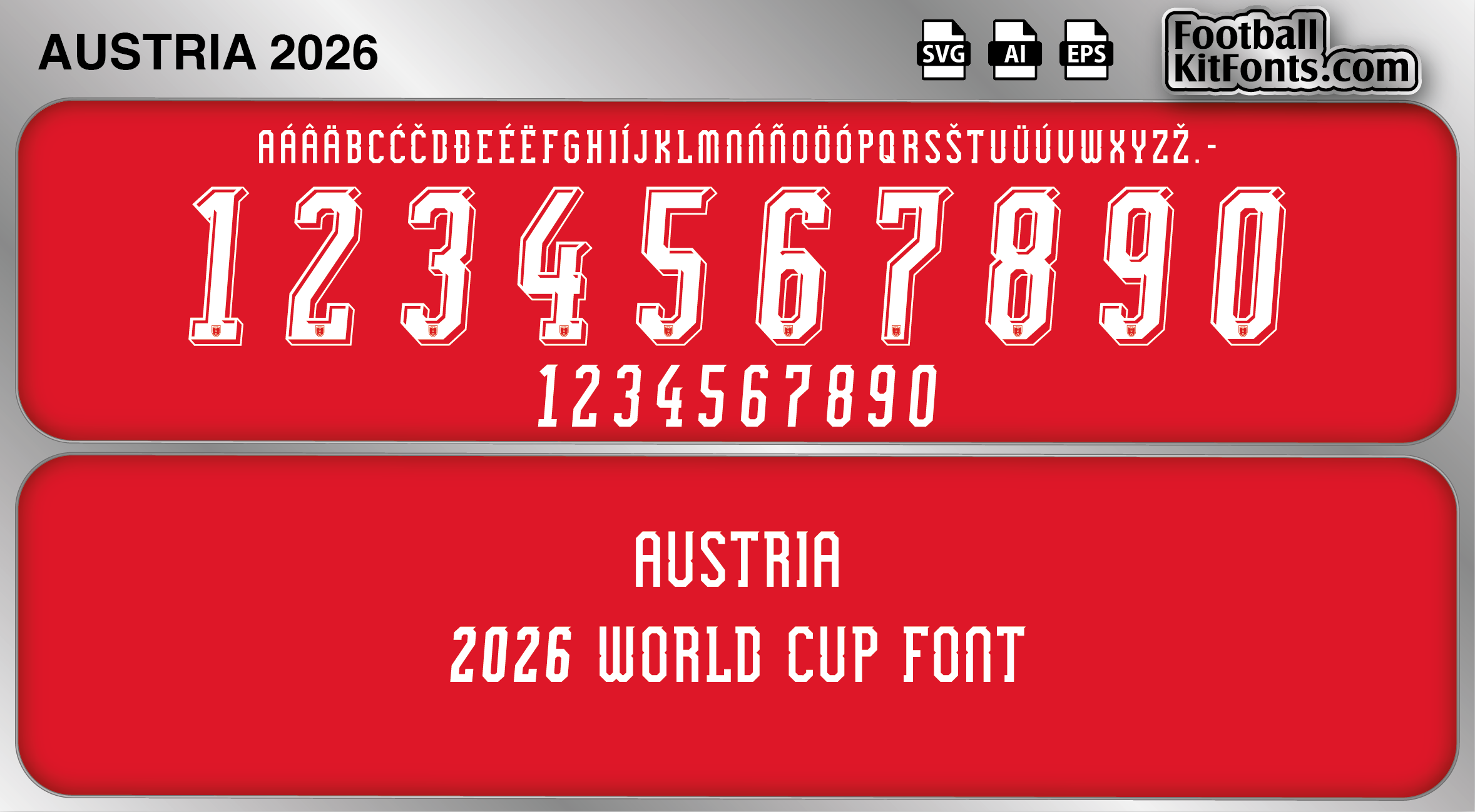 2026 WORLD CUP FONTS RELEASED SO FAR