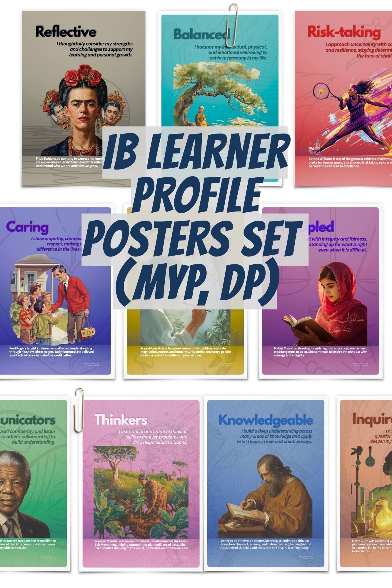 IB Learner Profile Poster Set (MYP/DP Edition) Teacher Guide - Payhip