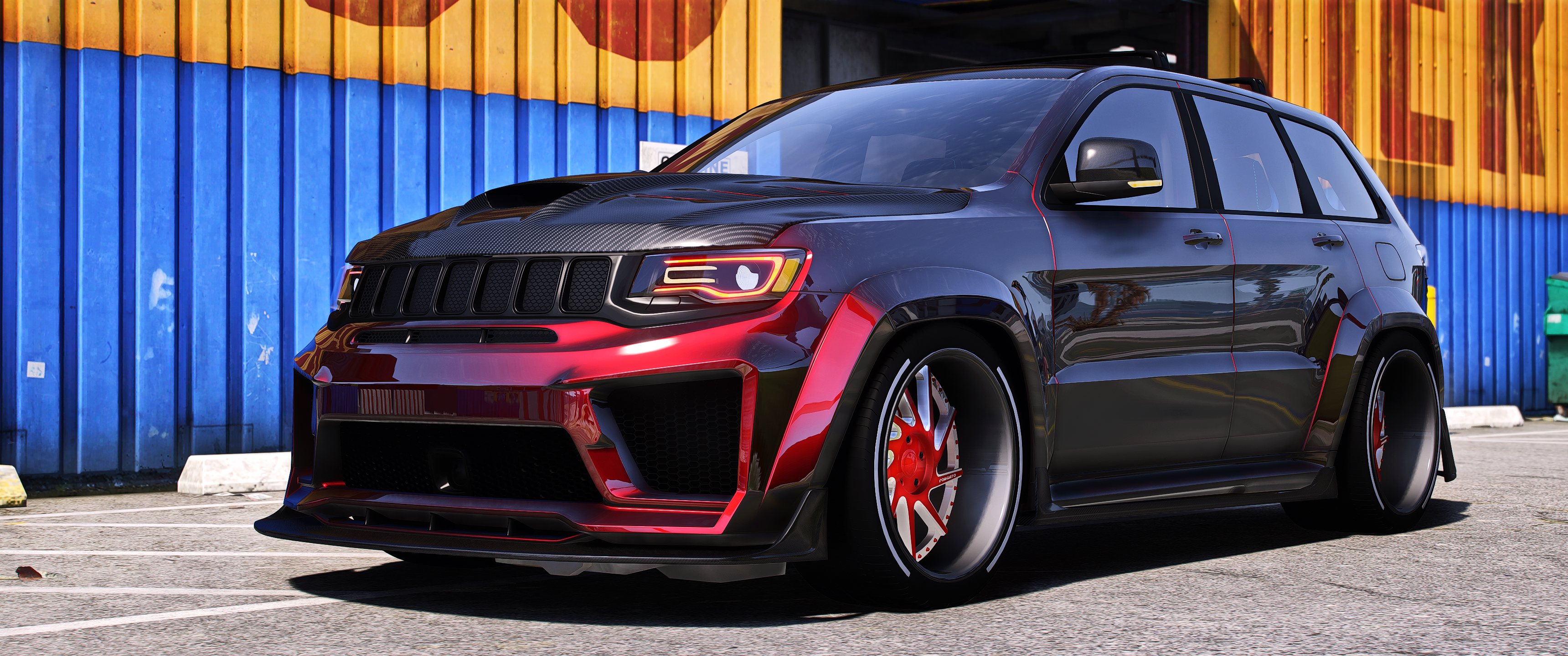 (Badged Debadged) Widebody Jeep Track Hawk - Payhip