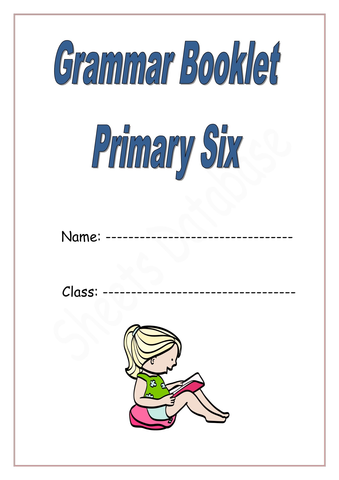 Grammar Booklet for Grades 5–6 | 60 Pages - Payhip