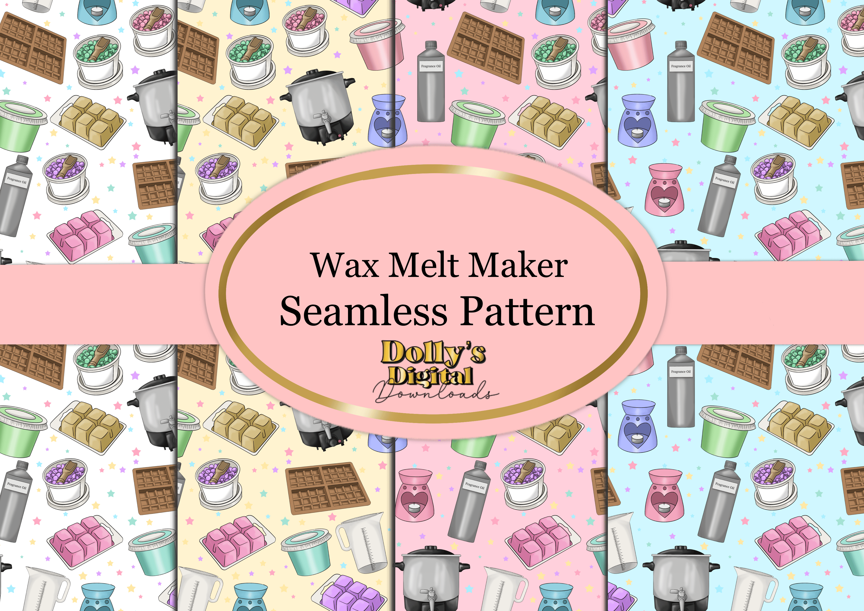 Wax Melt Maker Seamless Patterns - Payhip
