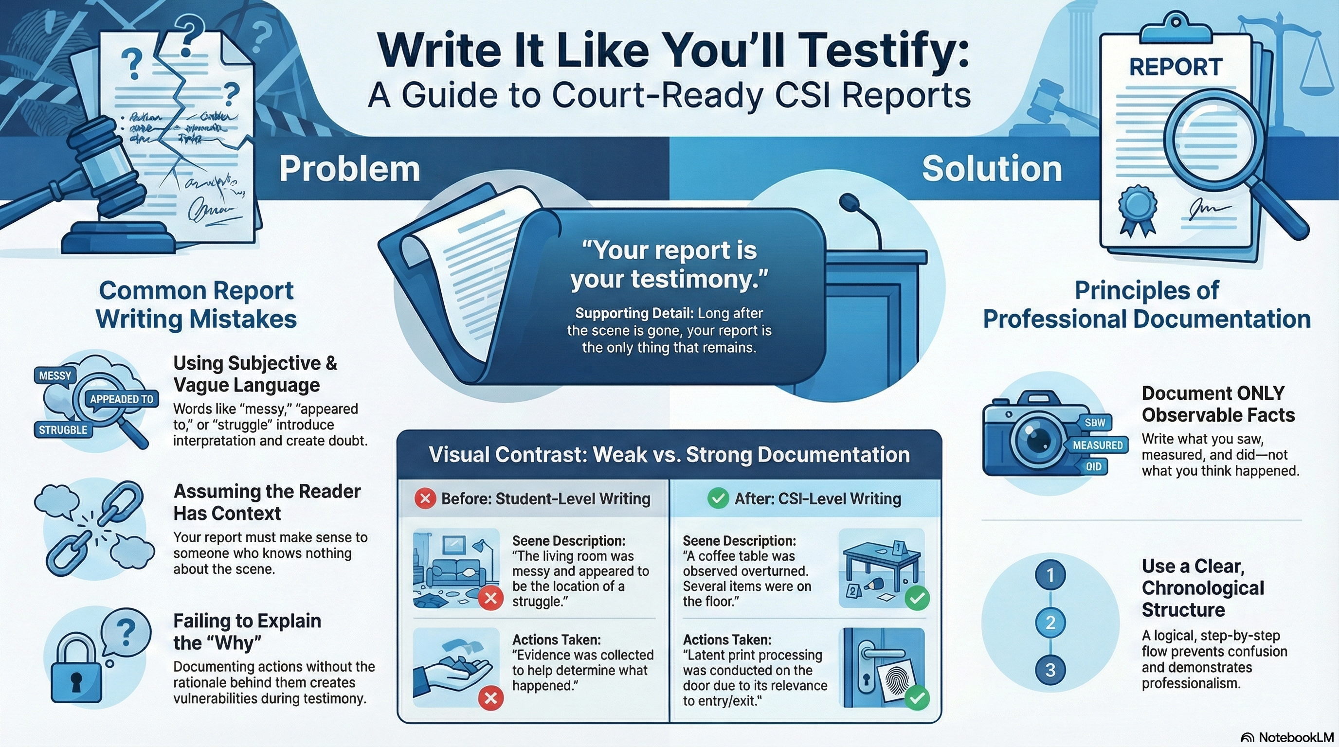 Write It Like You’ll Testify The CSI Report Writing Guide Every ...