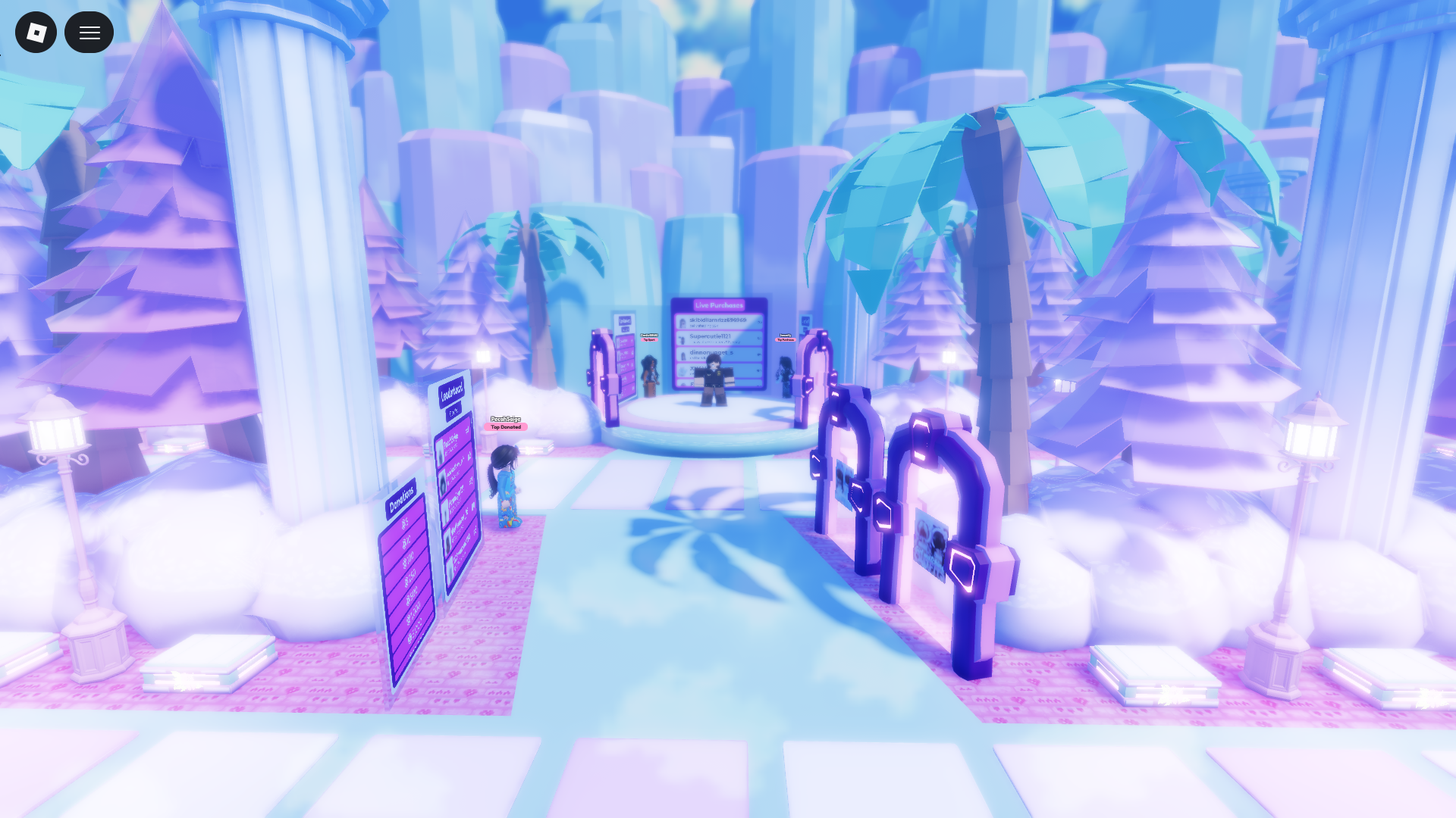 FREE Winter Ice Lobby – Roblox Teleport Hub Map