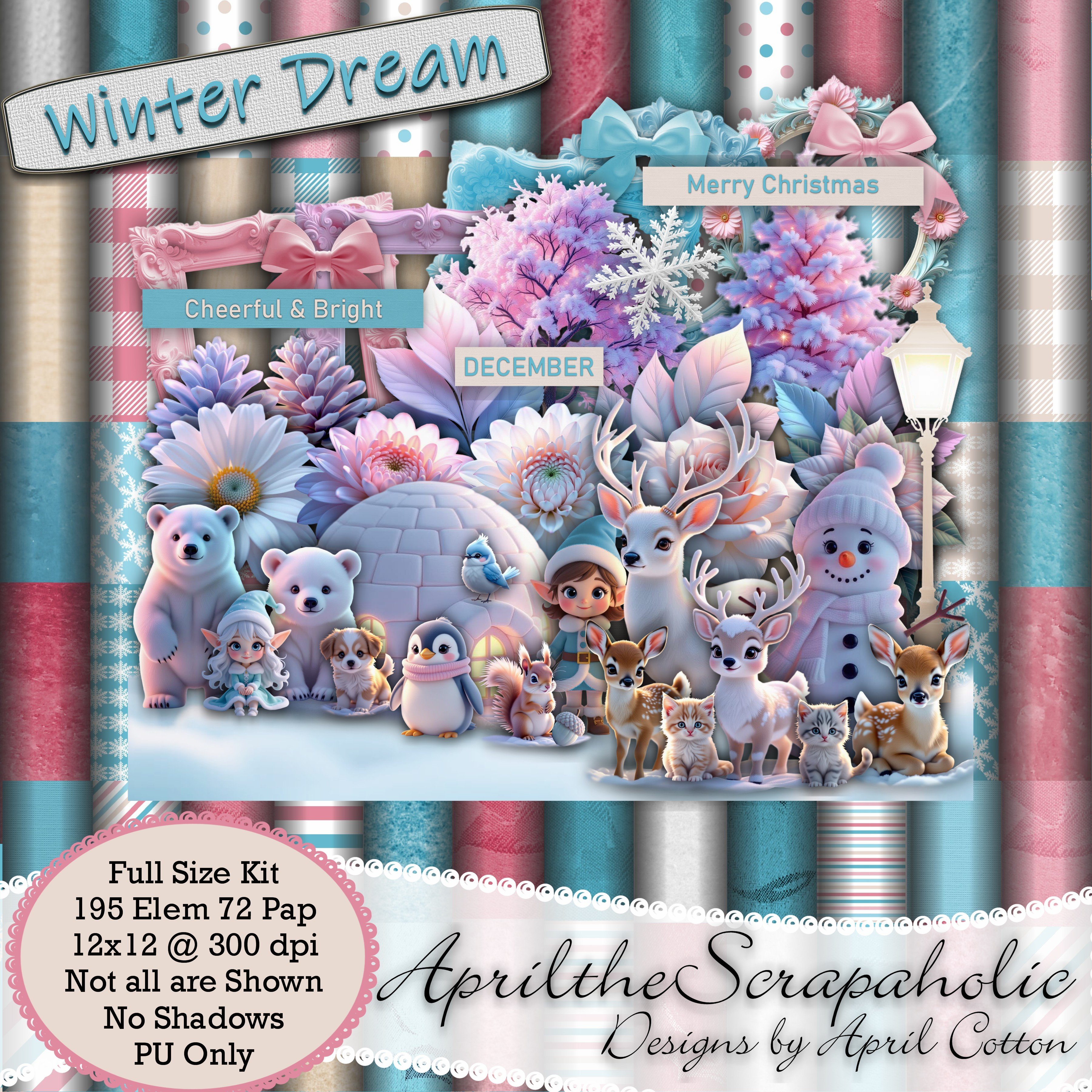 Full Size Winter Dream and Mega Paper Pack are in the store now. - Payhip