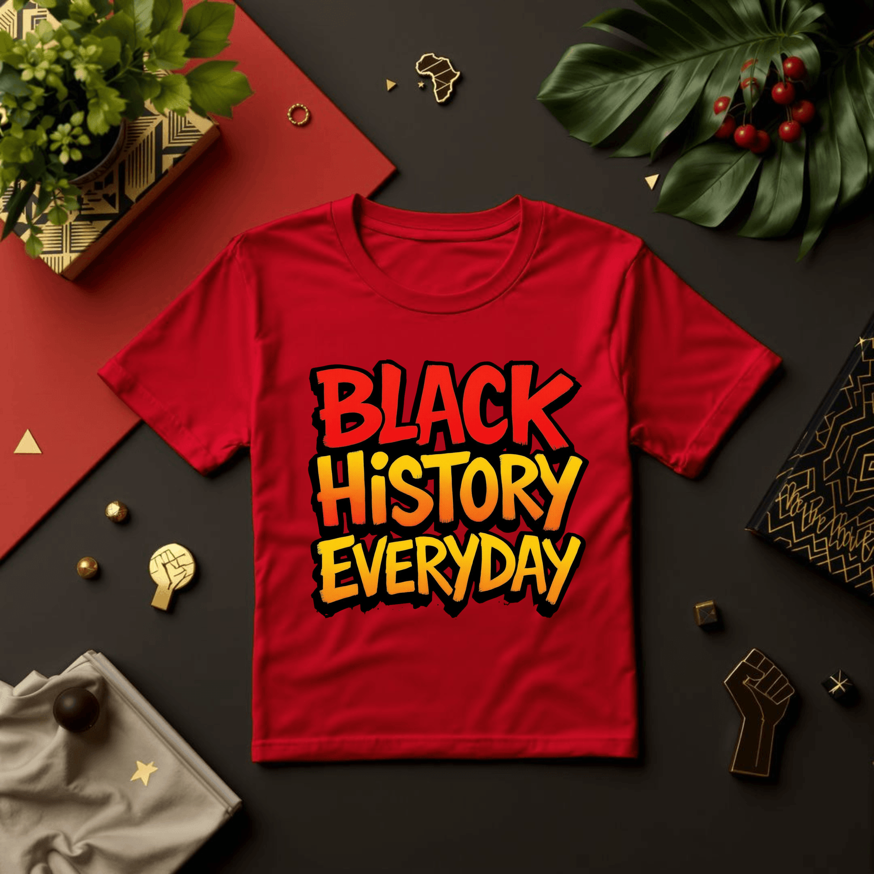 Black History Everyday – Bold Pride Statement Design - Payhip