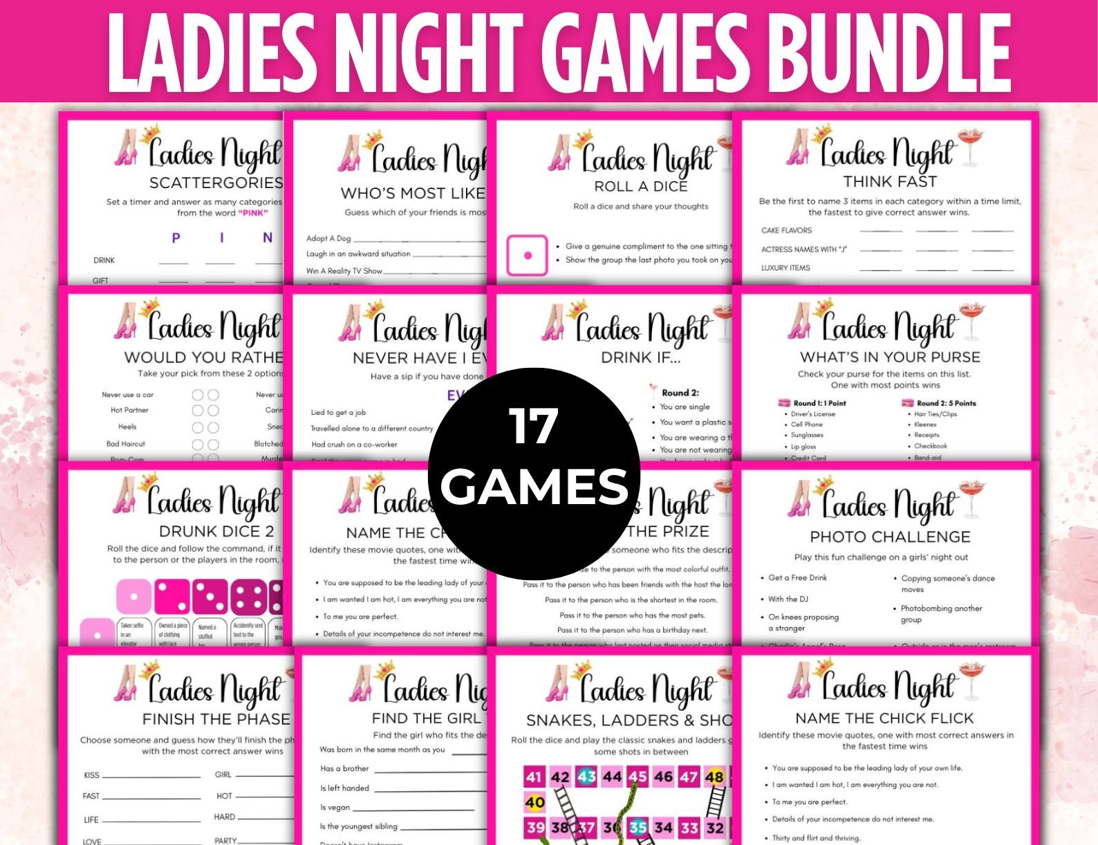 Ladies Night Game Bundle - Payhip