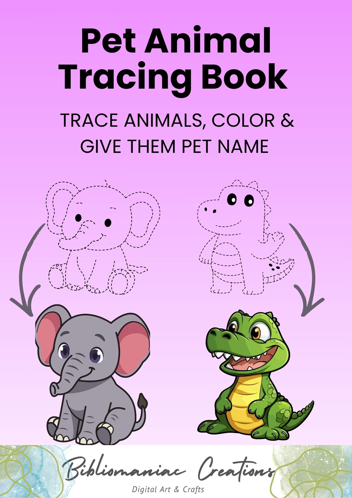 My First Pet Animal Tracing Book. Fun Tracing, Coloring & Animal Naming ...
