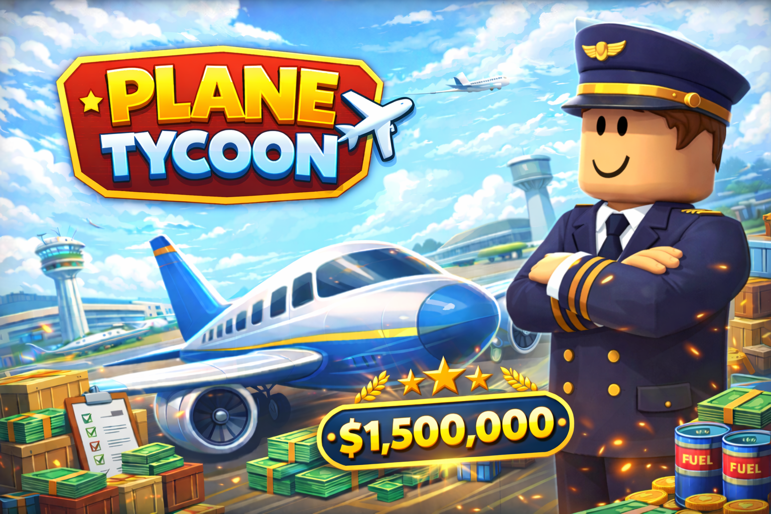 Plane Tycoon – Build, Upgrade & Dominate the Skies - Payhip