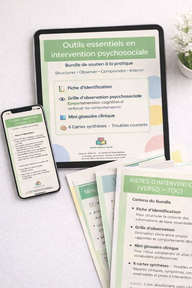 Bundle – Outils essentiels en intervention psychosociale (QC) - Payhip