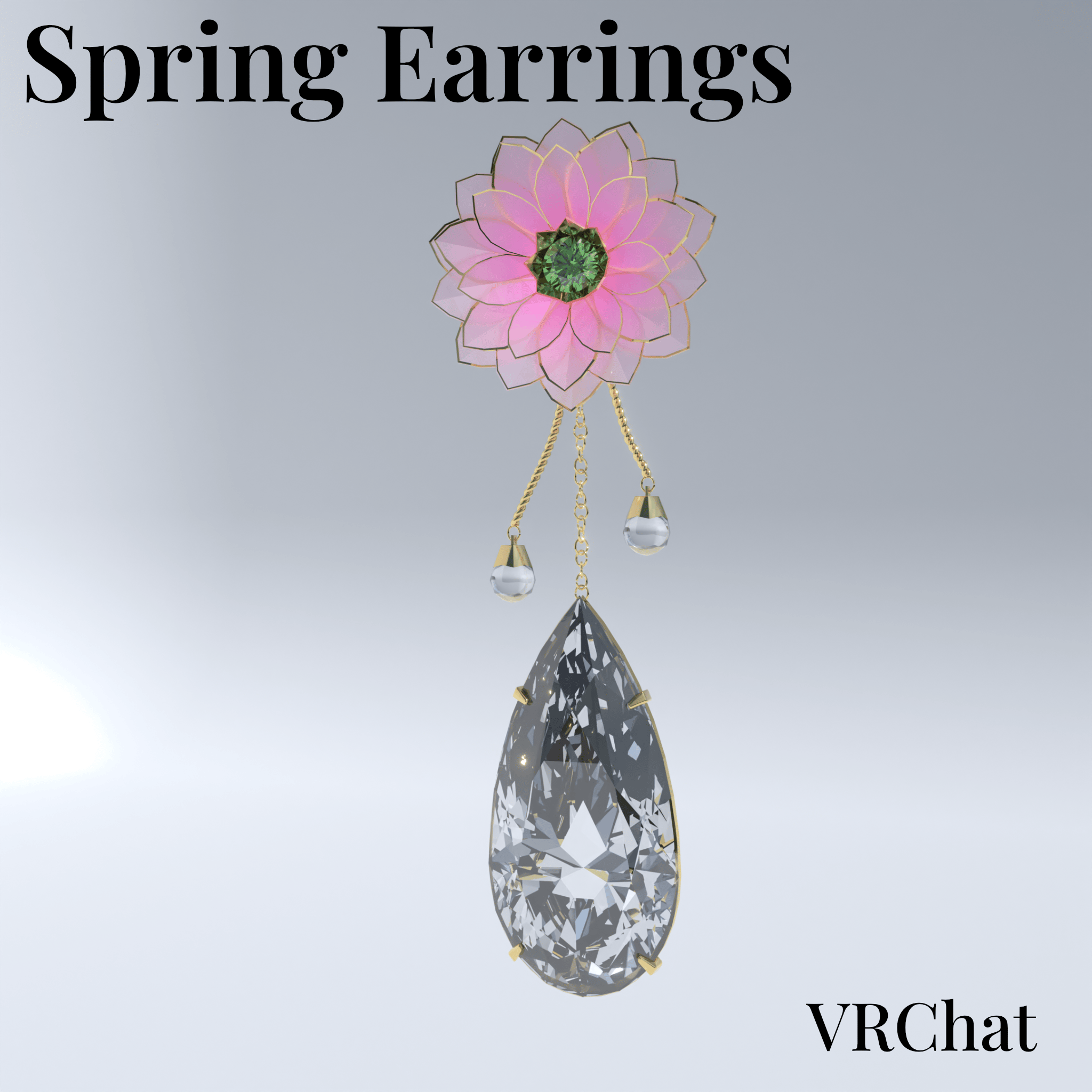 Spring Fresh Green VRChat Earrings - Payhip