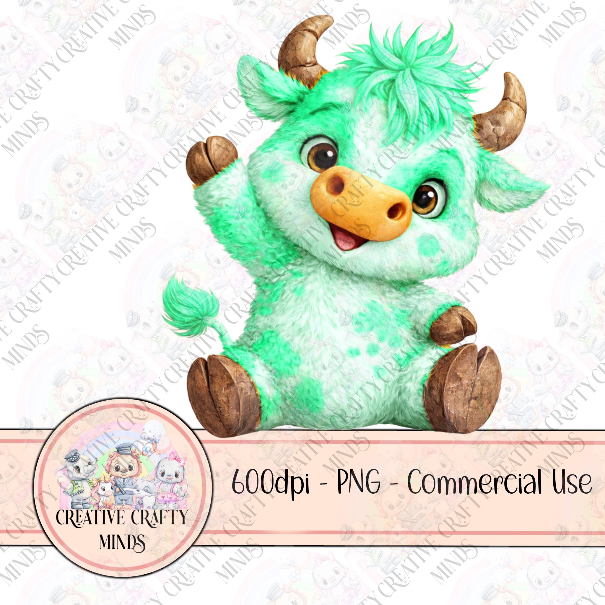 Mint Green Cow - Payhip
