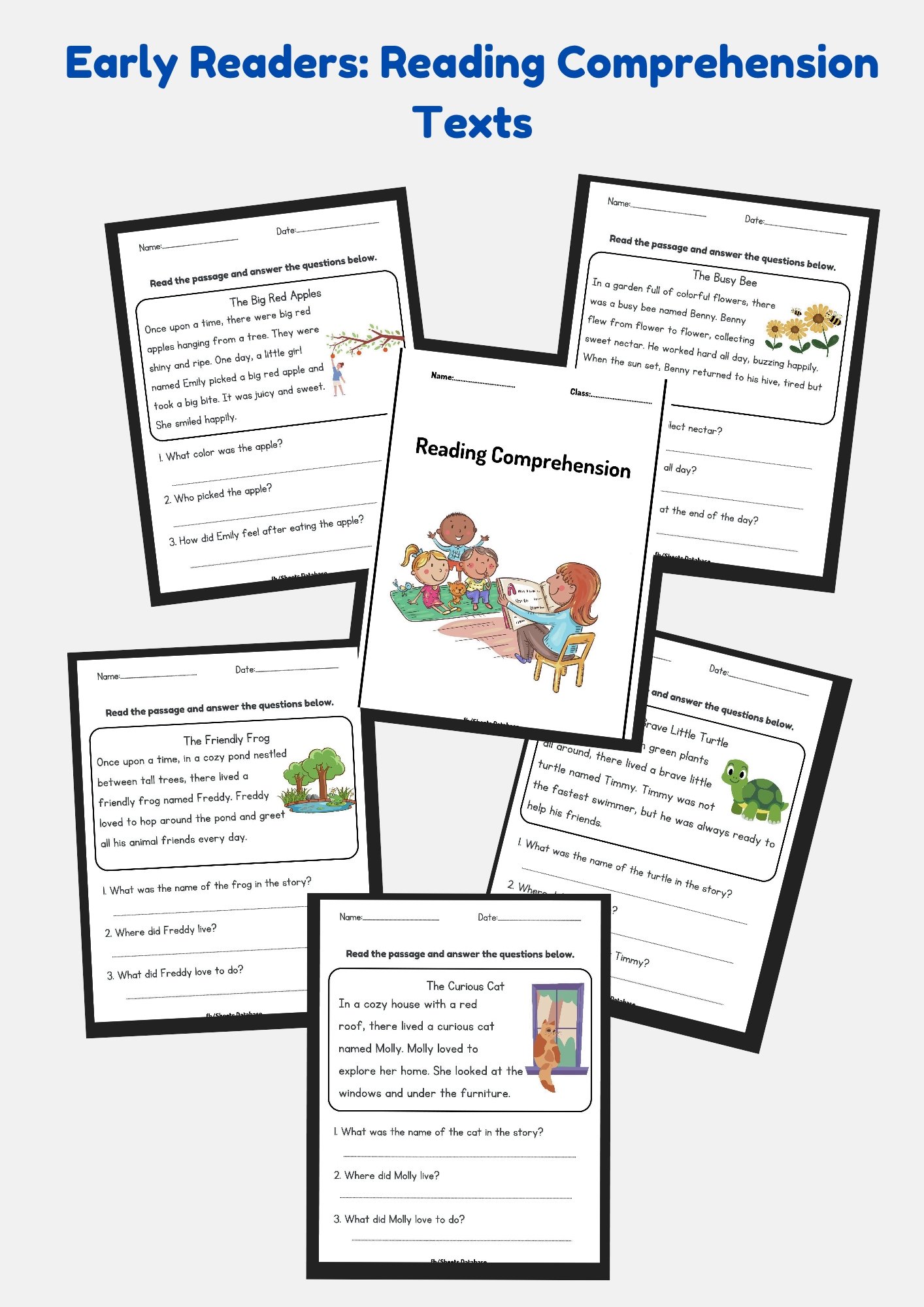 Early Readers: Short Reading Comprehension Passages for Kids - Payhip