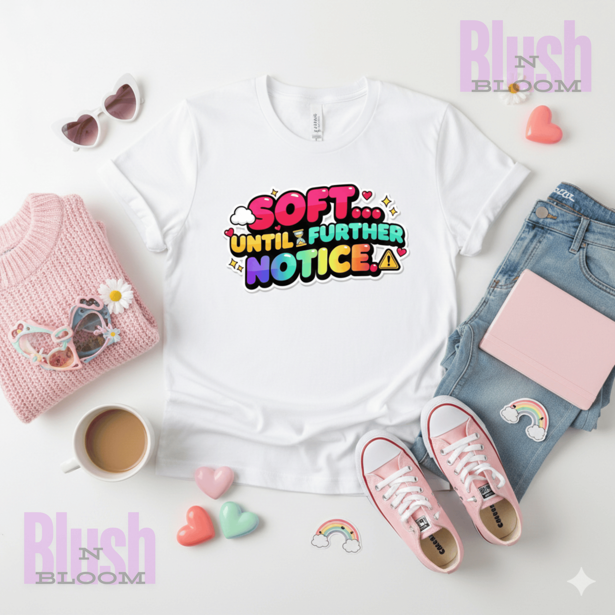 SOFT… UNTIL FURTHER NOTICE. PNG - Colorful 3D Glossy Text Art - Retro ...