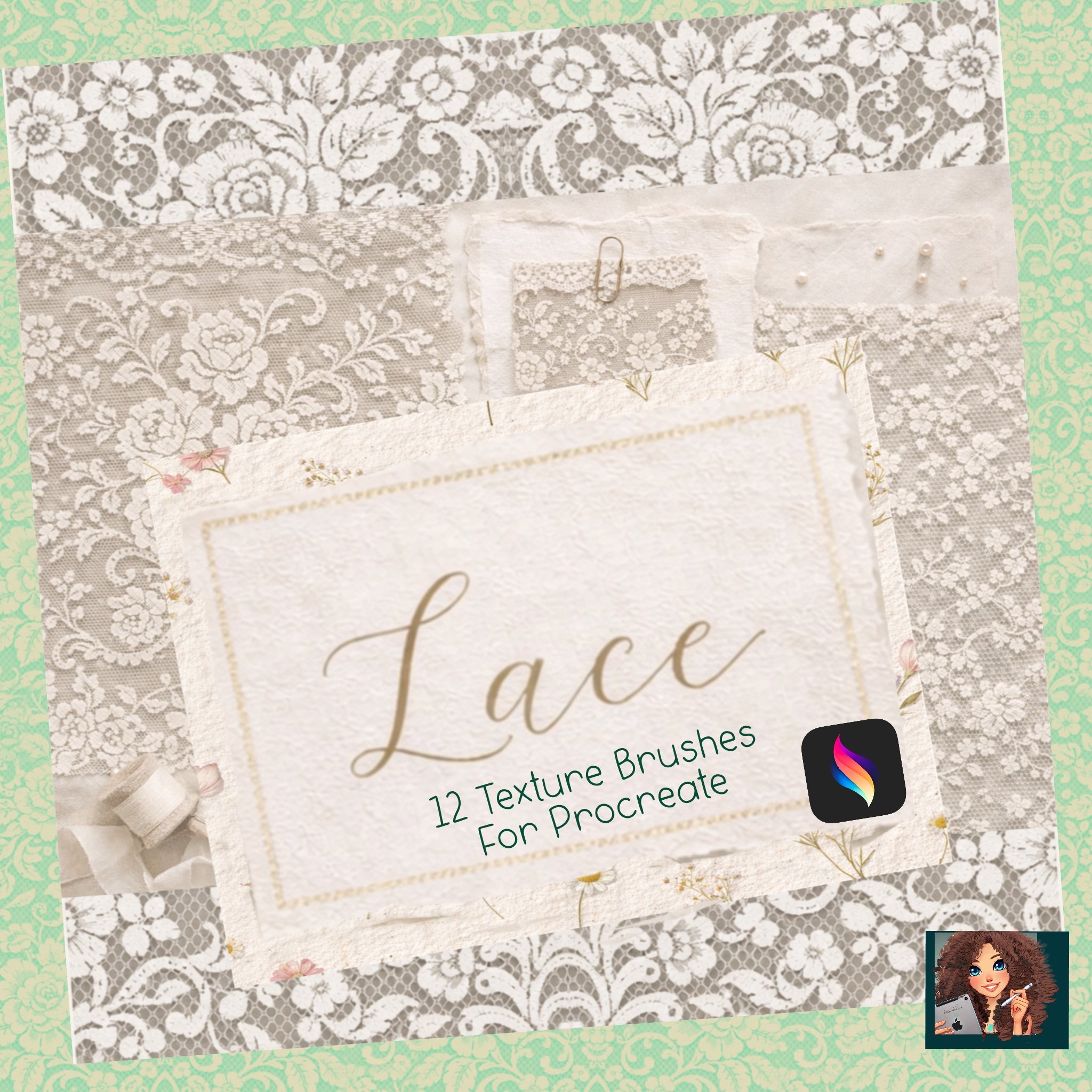 Lace Texture Brushes - Payhip