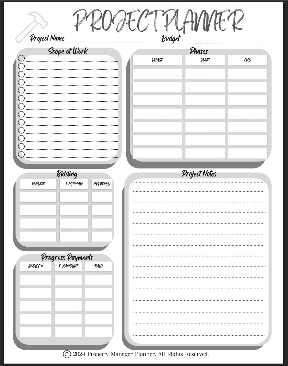 RM Project Planner - Payhip