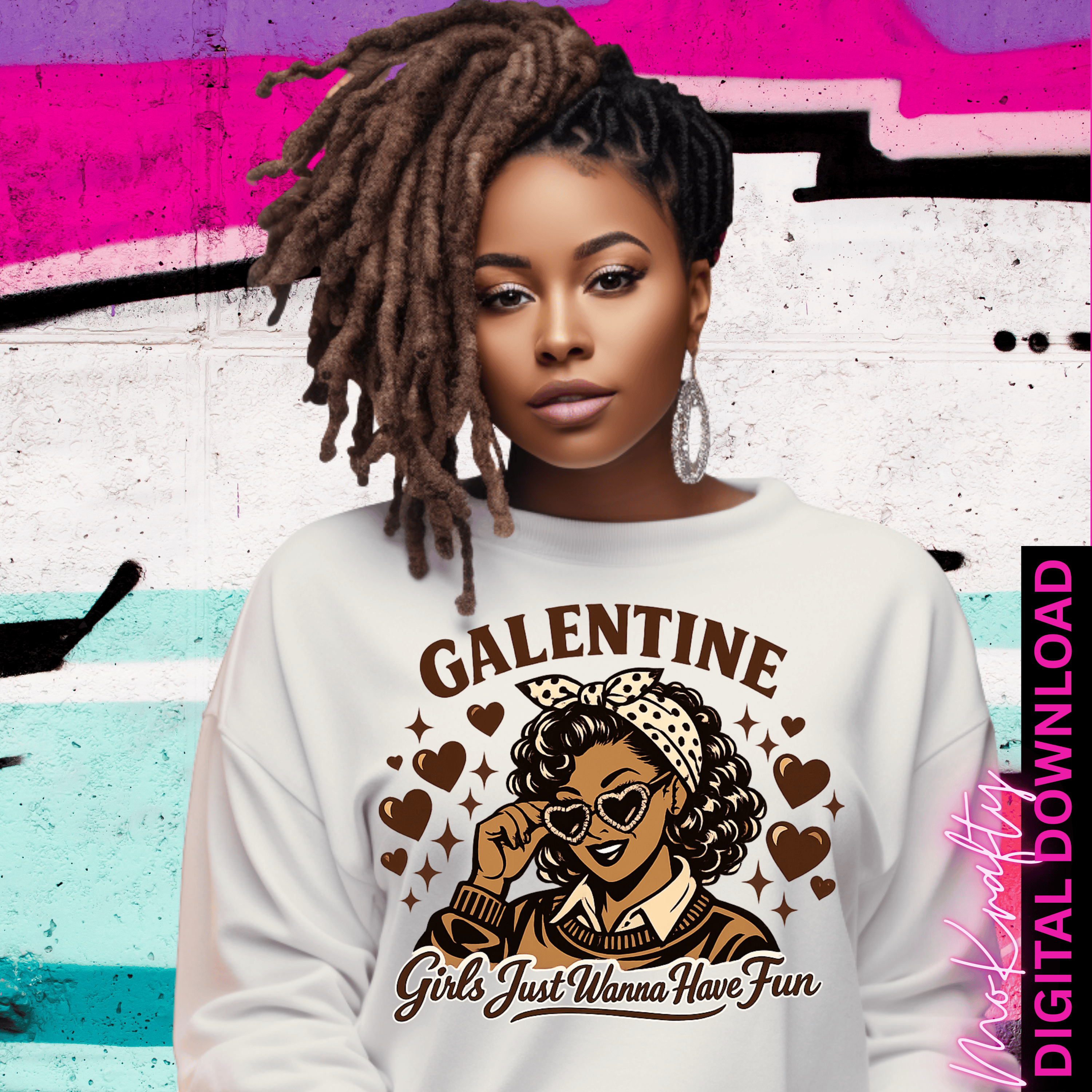 Galentine “Girls Just Wanna Have Fun” PNG – Valentine Shirt Design - Payhip