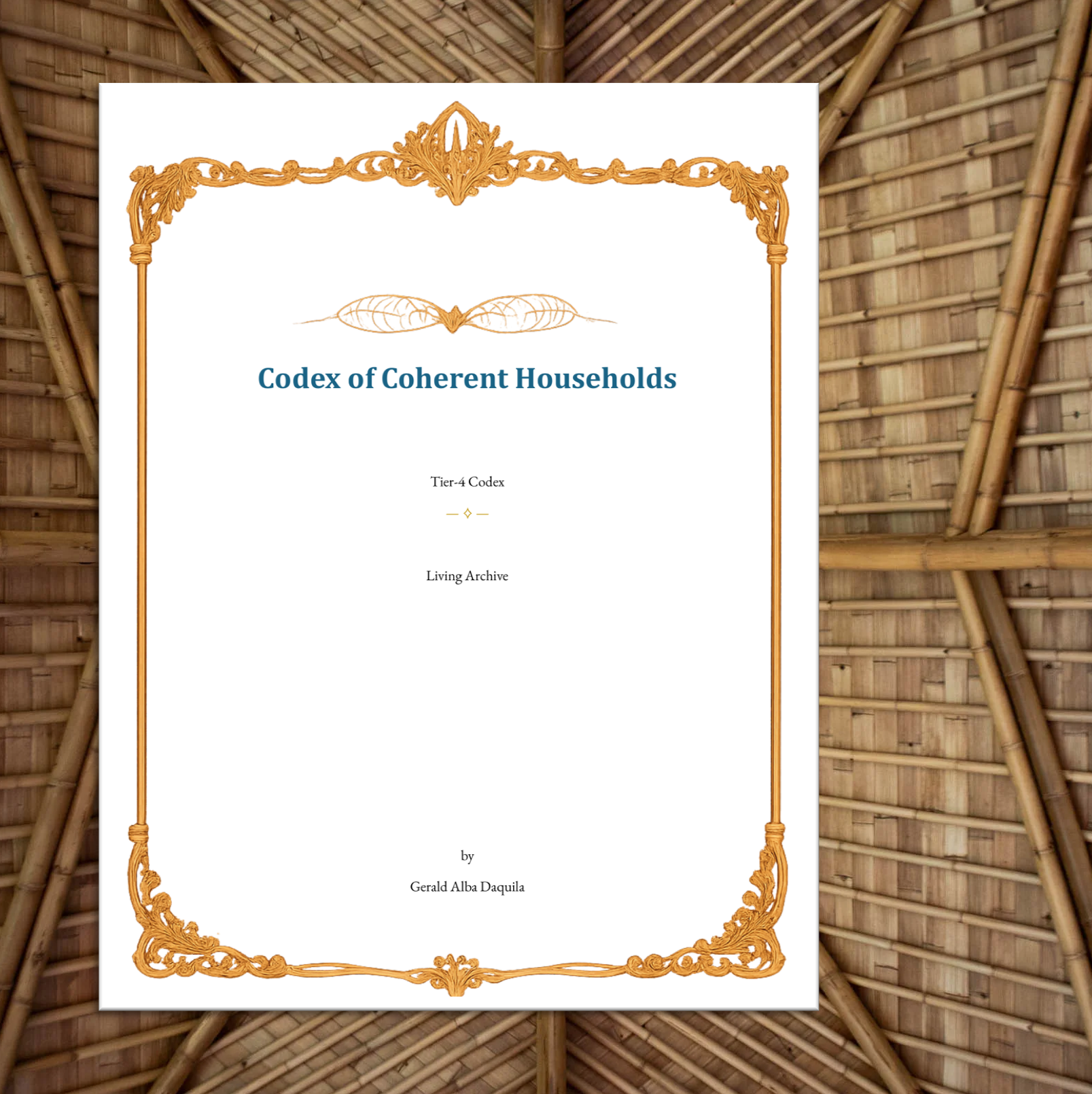 [Digital Edition] T4 Codex: Coherent Households - Payhip