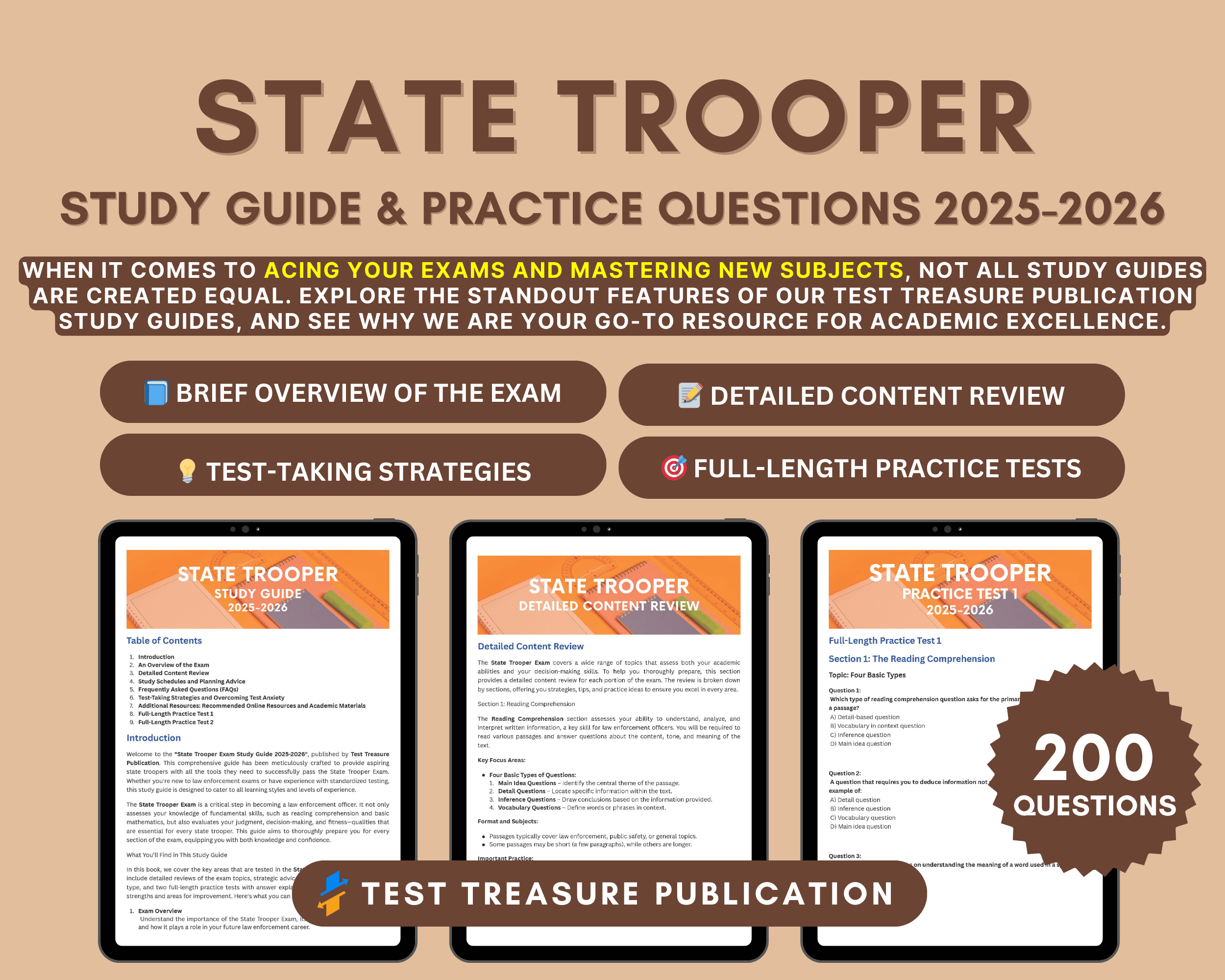 State Trooper Exam Study Guide 2025-2026 - Payhip
