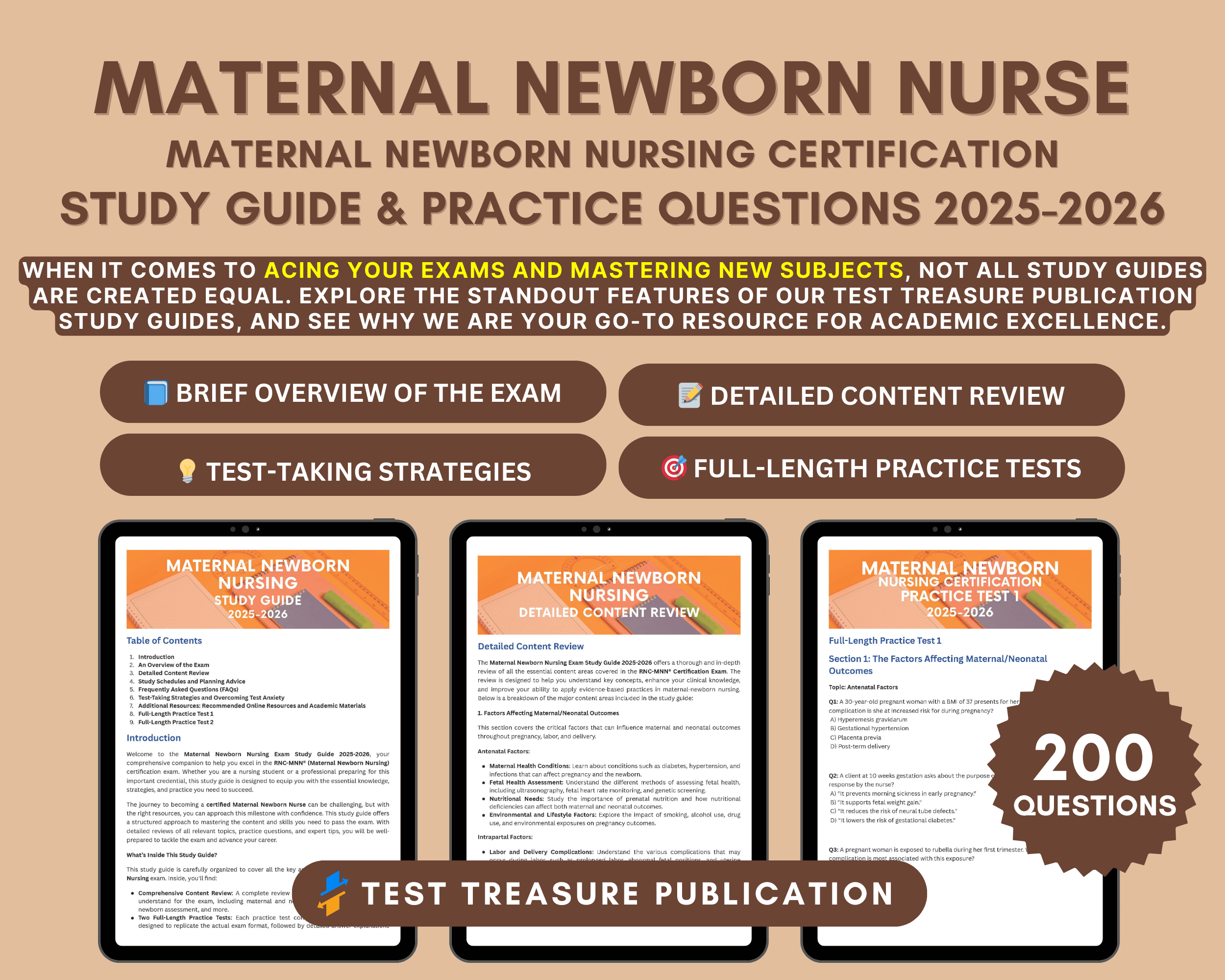 Maternal Newborn Nursing Exam Study Guide 2025-2026 - Payhip