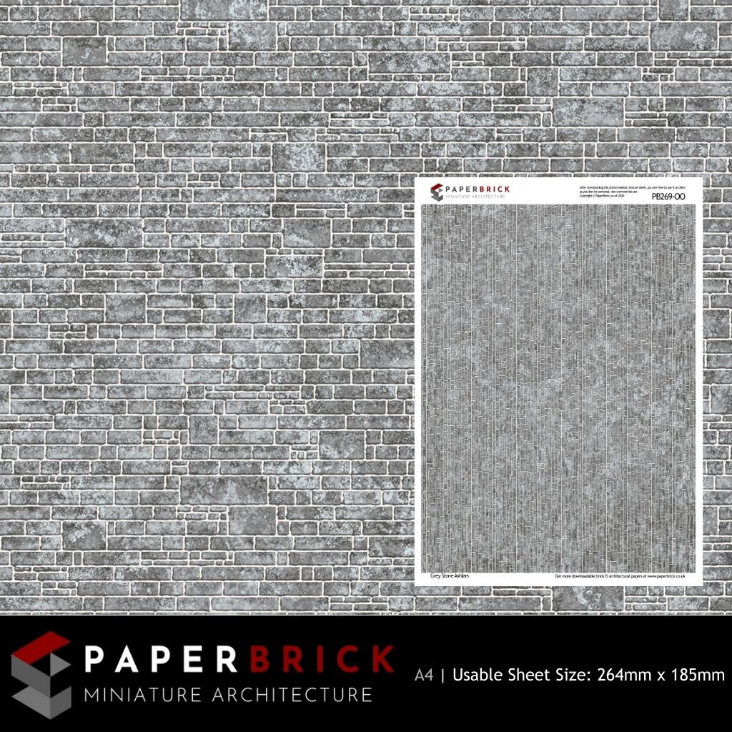 Paper Brick | Printable Brick Papers & Textures For Model Buildings ...